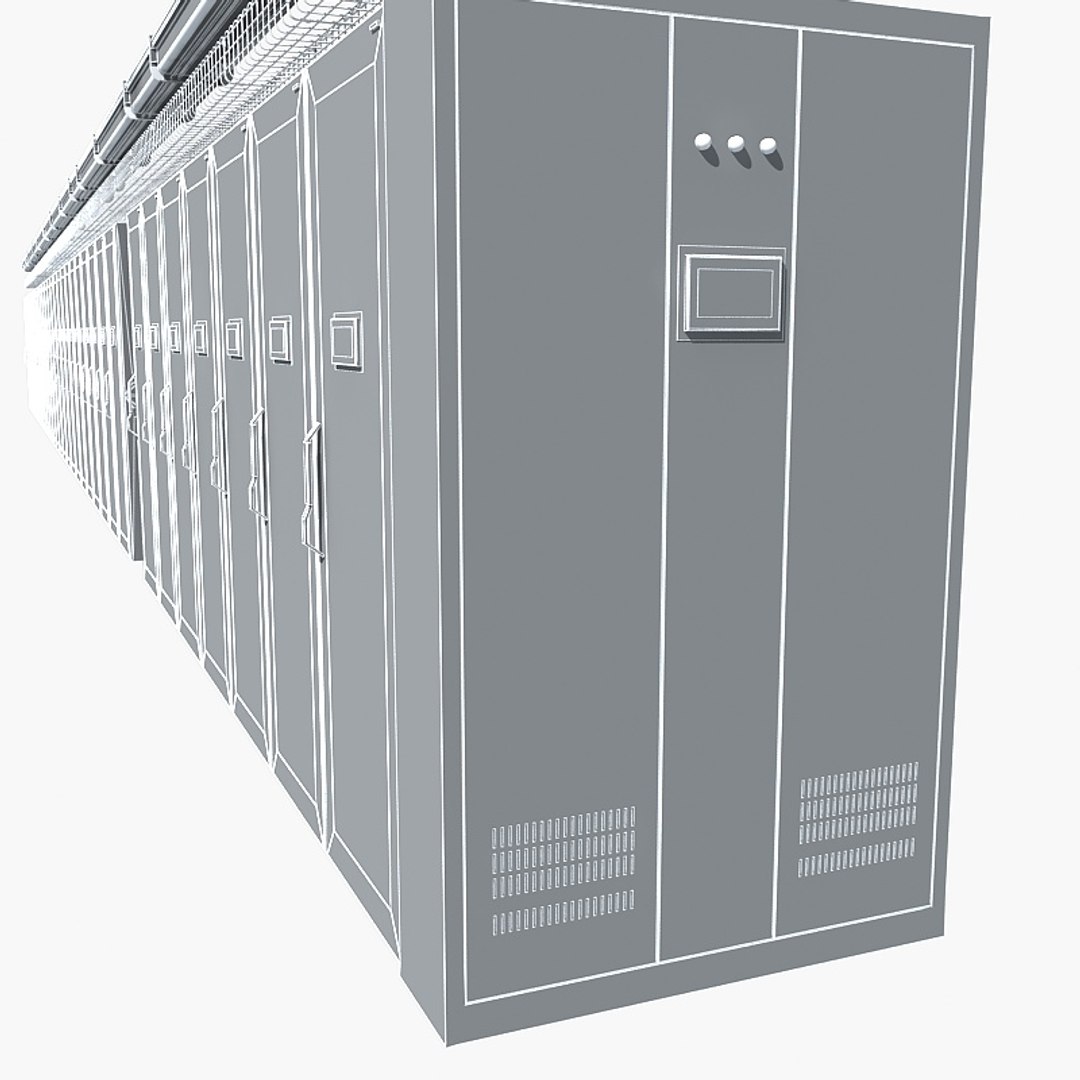 3D Server Cabinet - TurboSquid 1458027