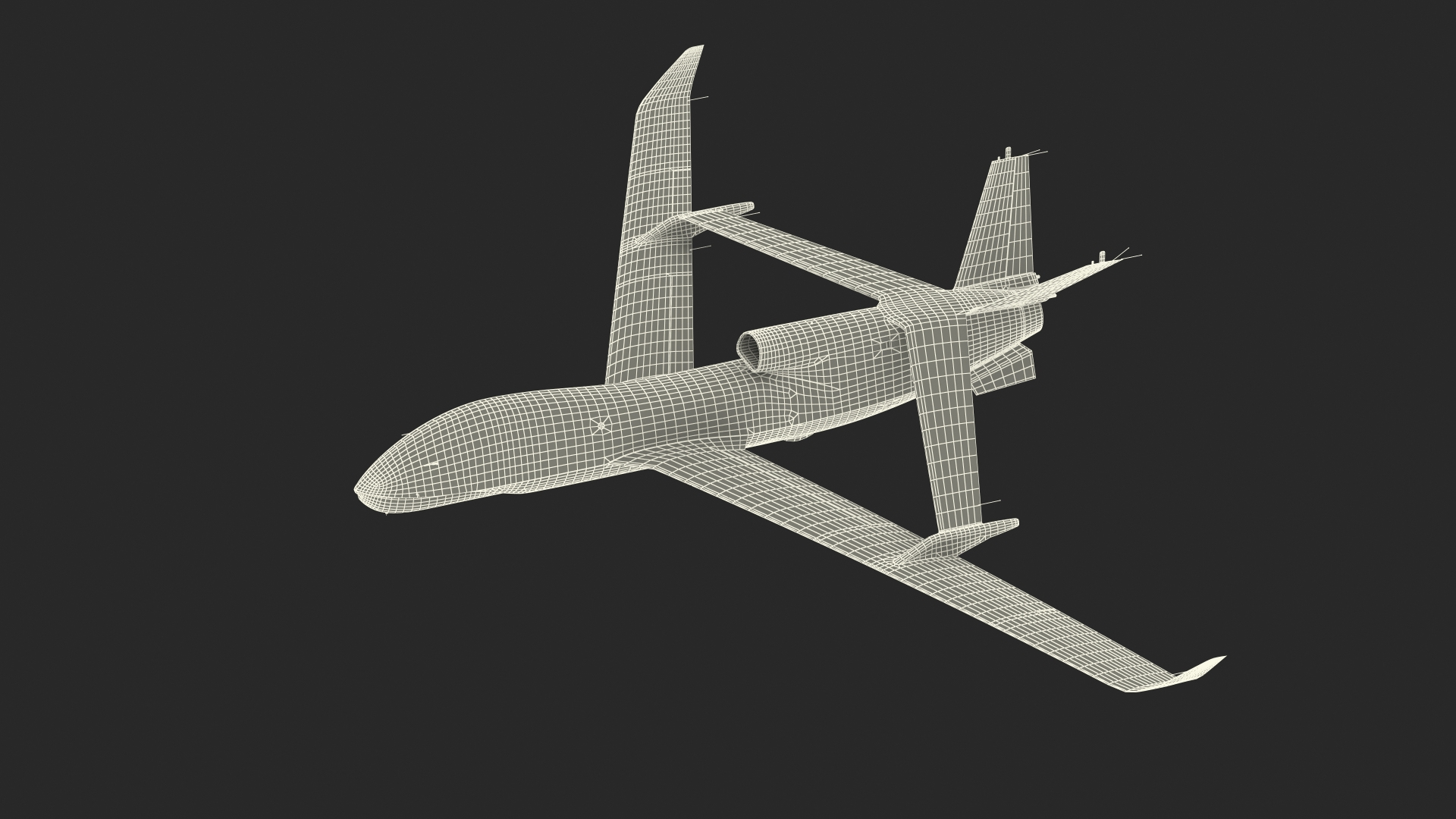 3D Chengdu Xianglong WZ7 UAV Flight - TurboSquid 1882210