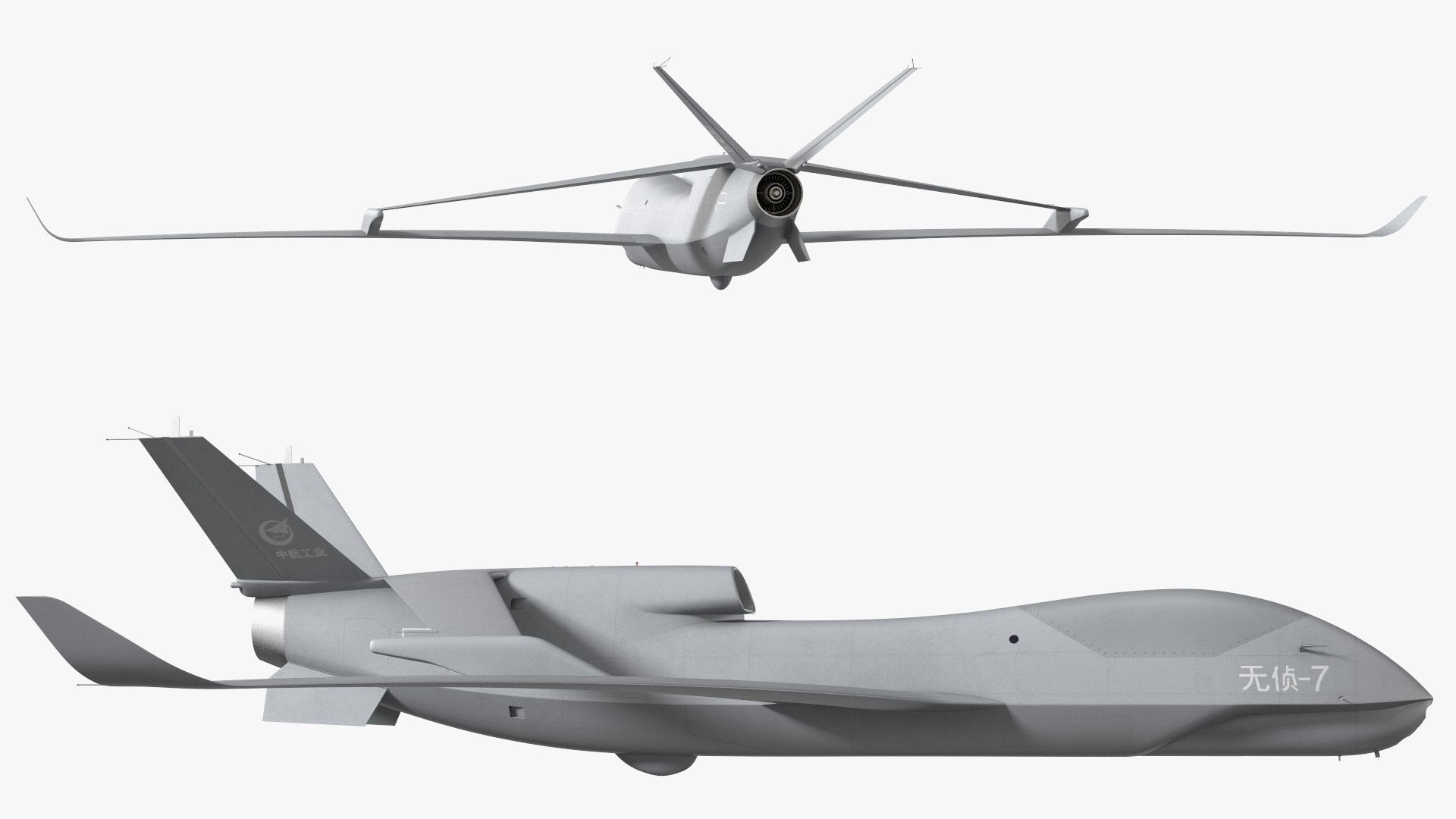 3D Chengdu Xianglong WZ7 UAV Flight - TurboSquid 1882210