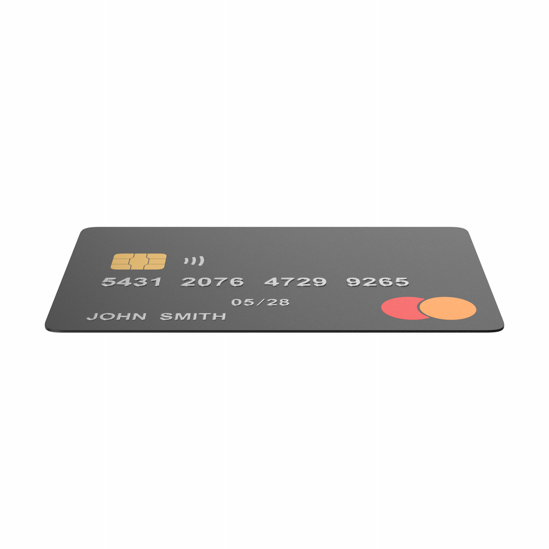 Bank Card1 3D Model - TurboSquid 2439600