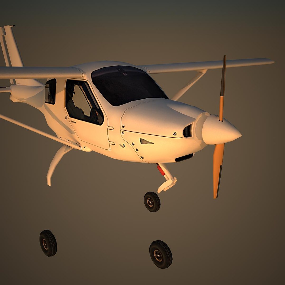 3d Model Jabiru Basic Aircraft