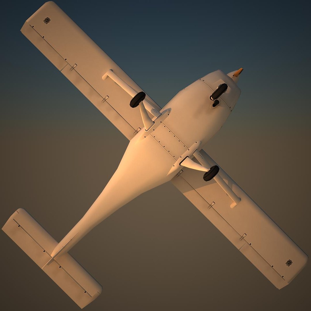3d Model Jabiru Basic Aircraft