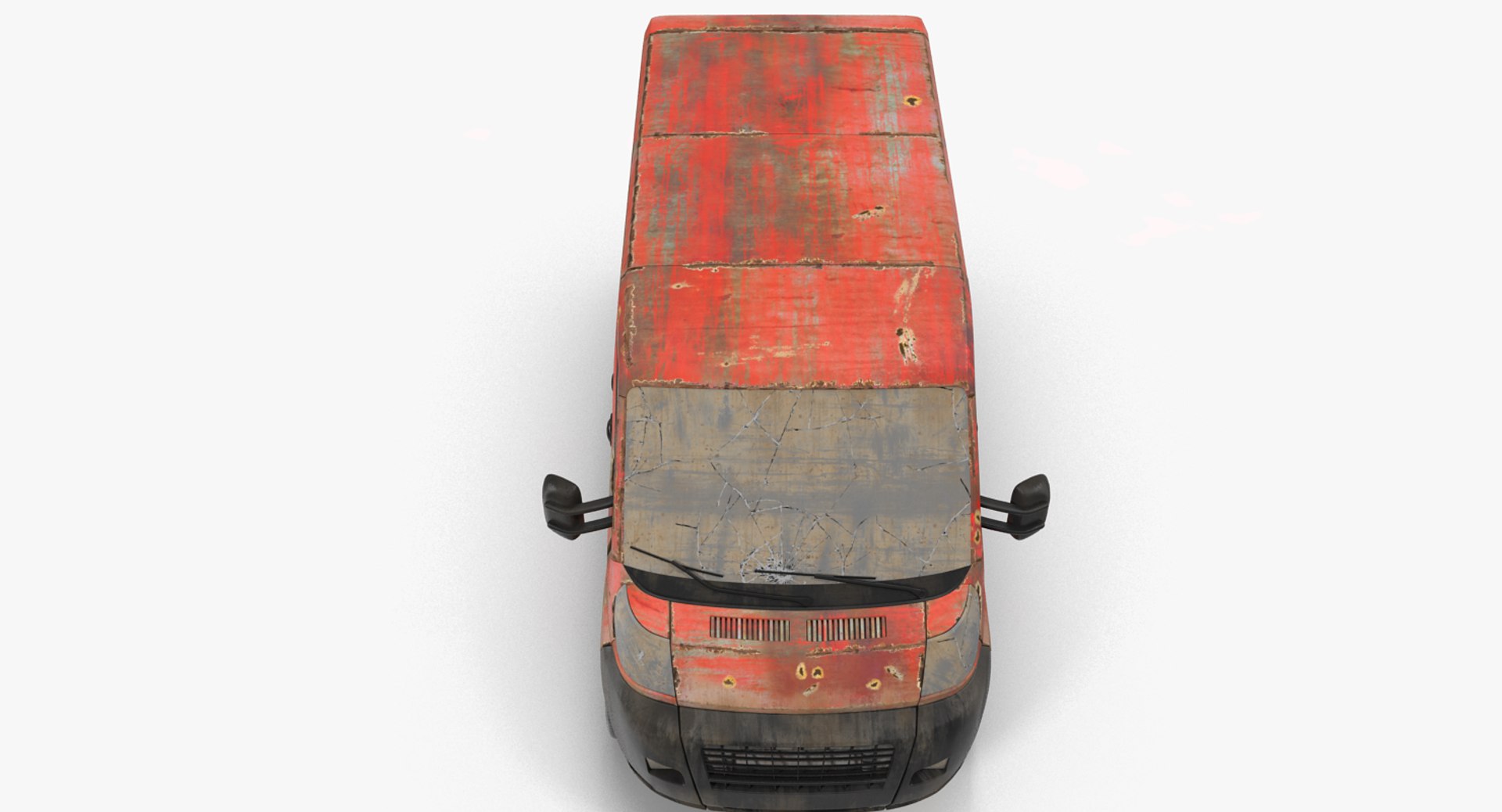 Rusty van 3D model - TurboSquid 1381823