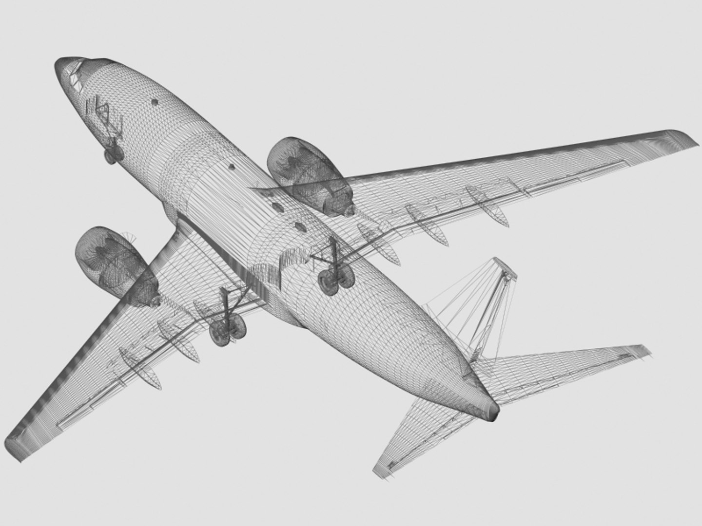 B 737-600 Westjet 3d Model