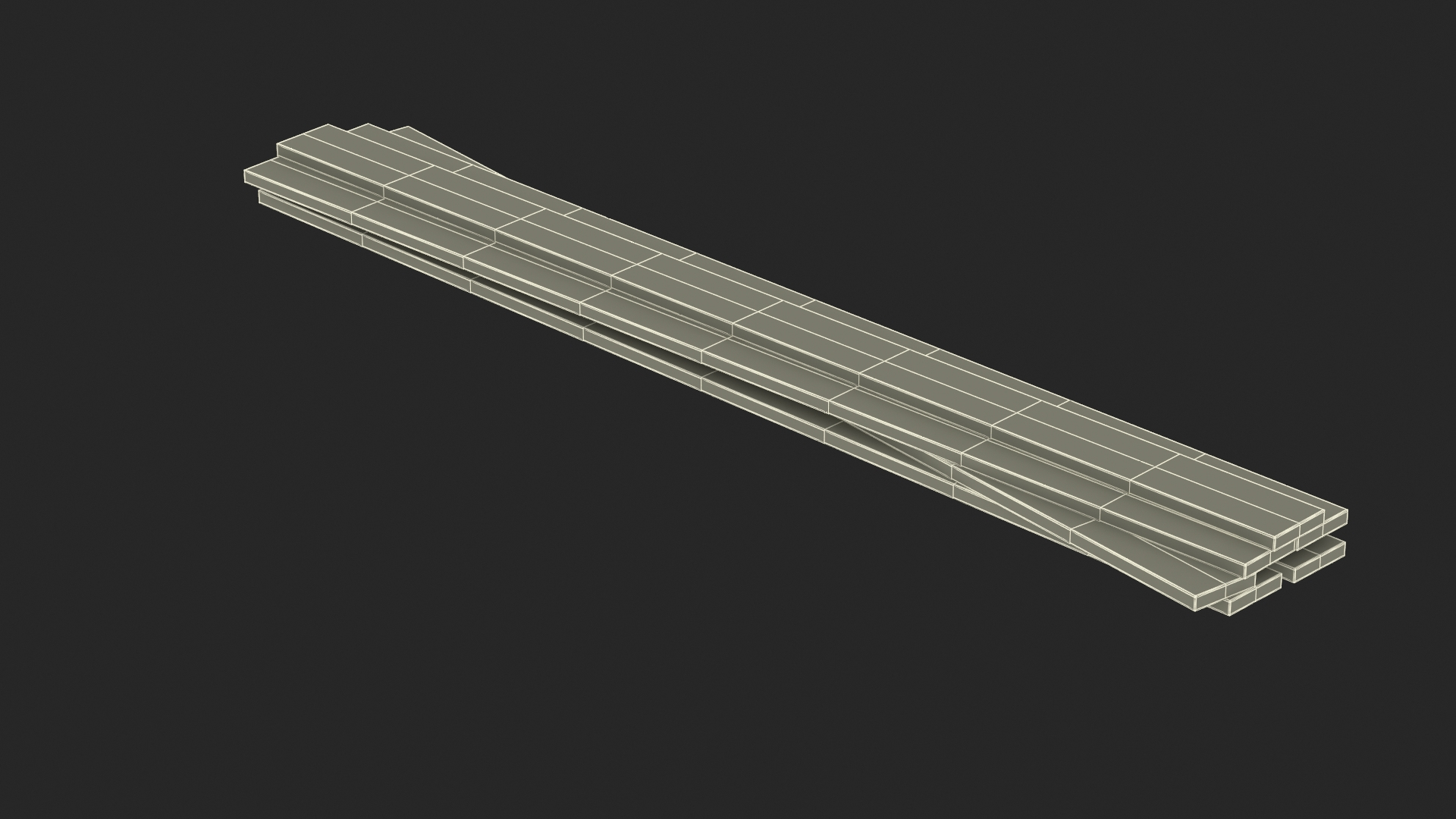 3D Wooden Boards Model - TurboSquid 2409908