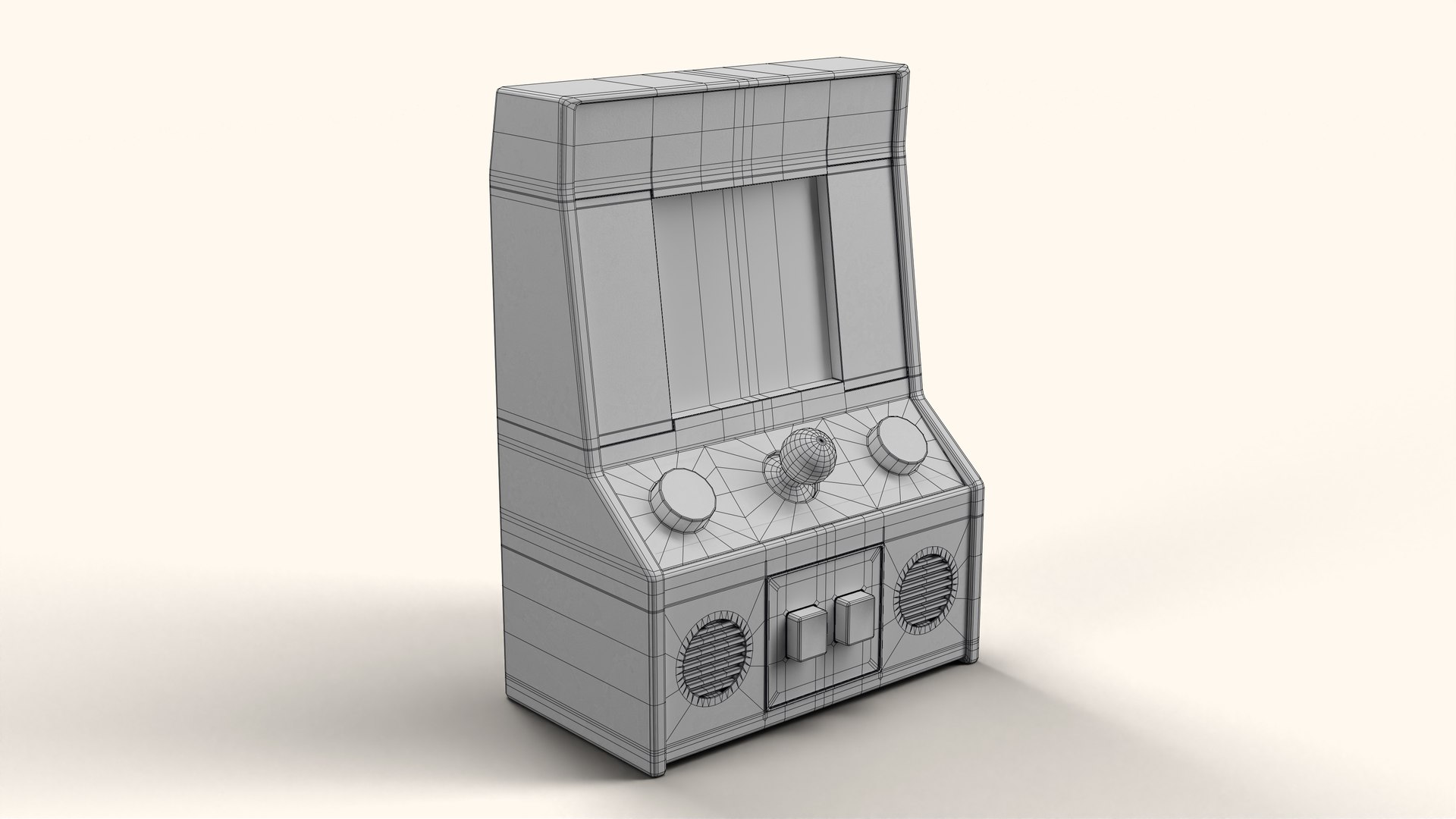 3D Ms Pacman Mini Arcade Machine Portable Device - TurboSquid 2070622