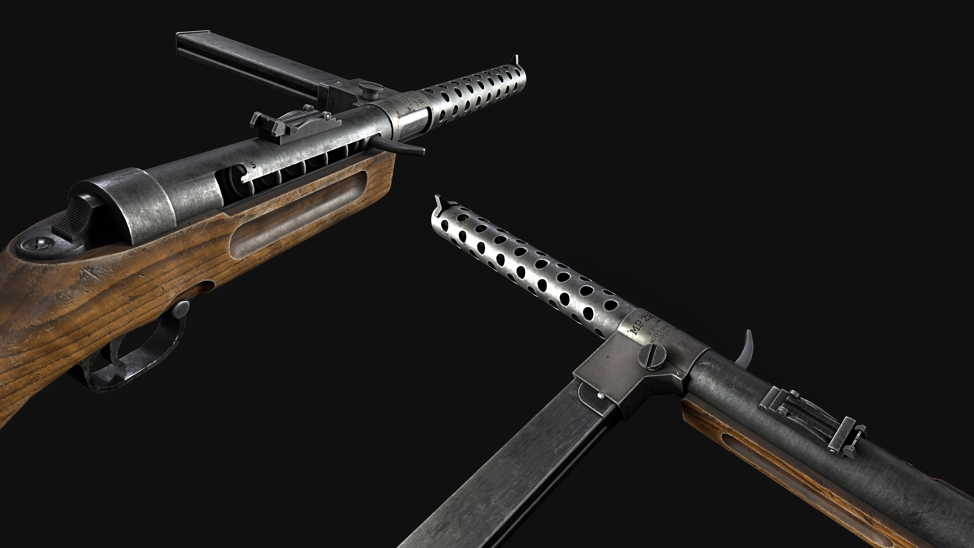 MP28 Schmeisser SMG Modelo 3D - TurboSquid 1702084