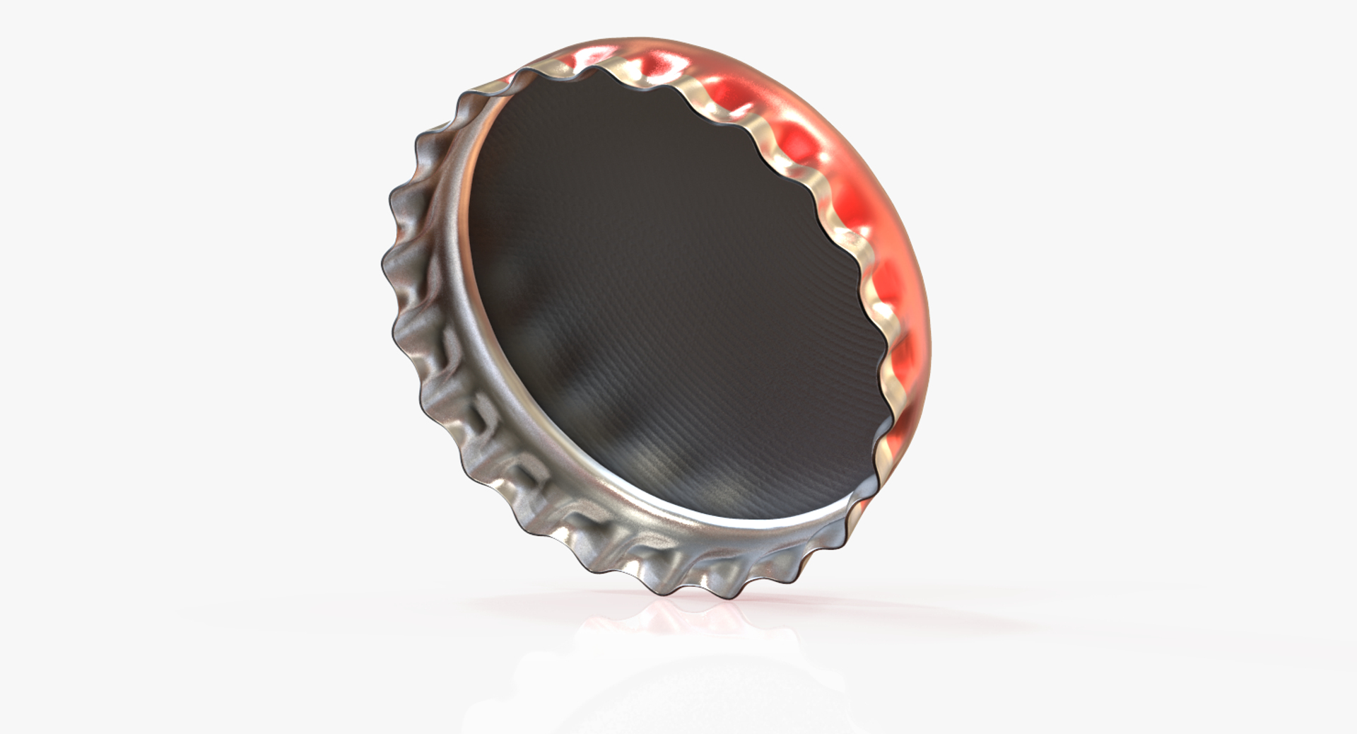 3d Model Of Bottle Cap