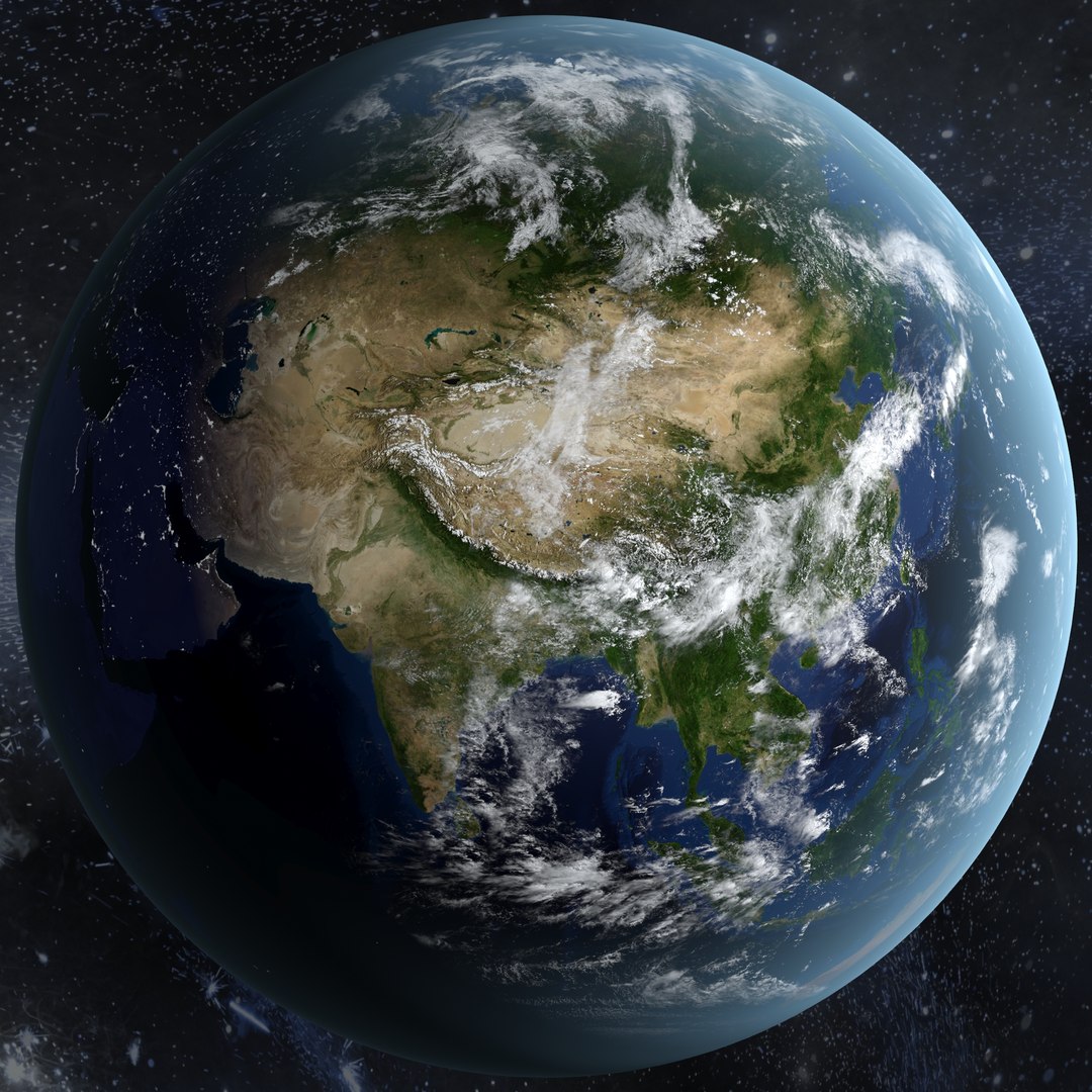 Realistic Earth 3d Max