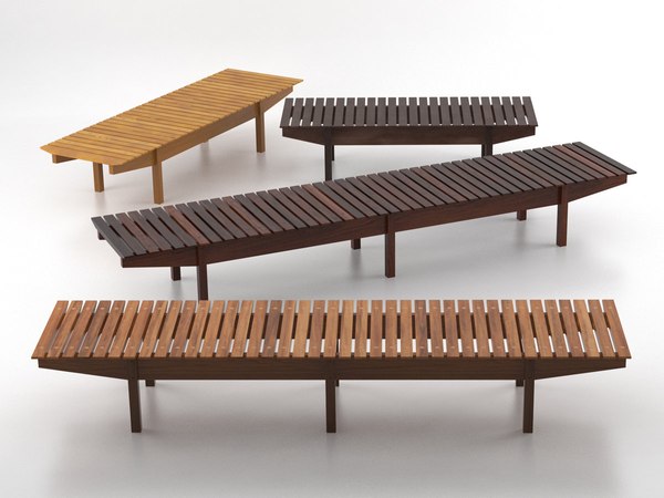 Bench SketchUp Models for Download | TurboSquid