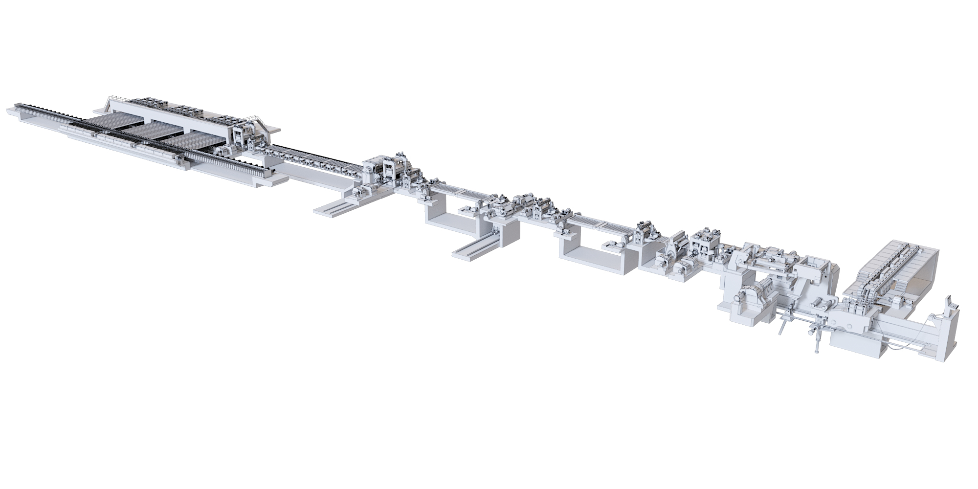 Metal sheet cutting conveyor 3D model - TurboSquid 1348166