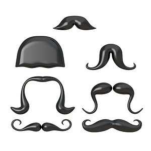 Download 3D Moustache OBJ Models - TurboSquid