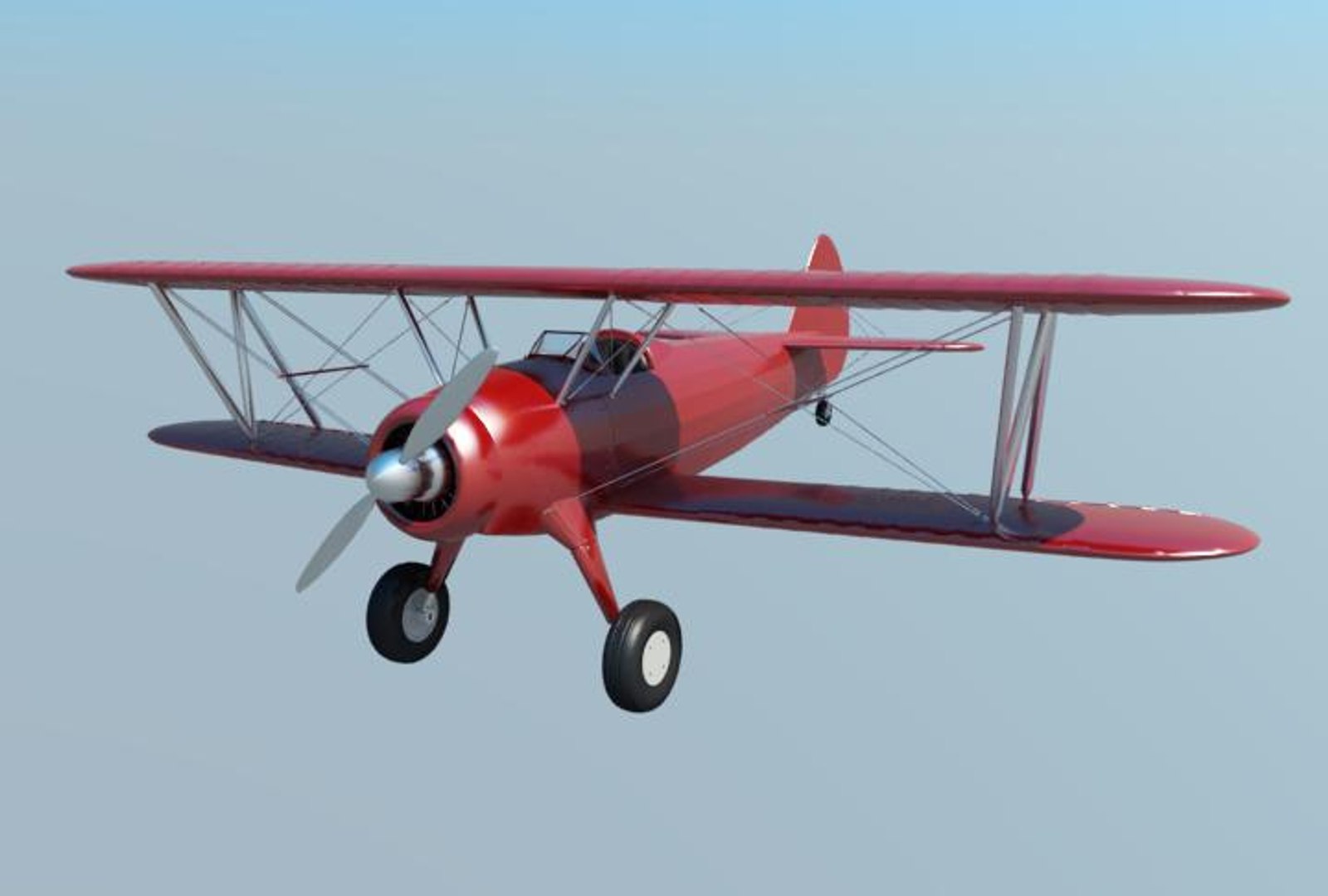 Old Airplane 3d Obj
