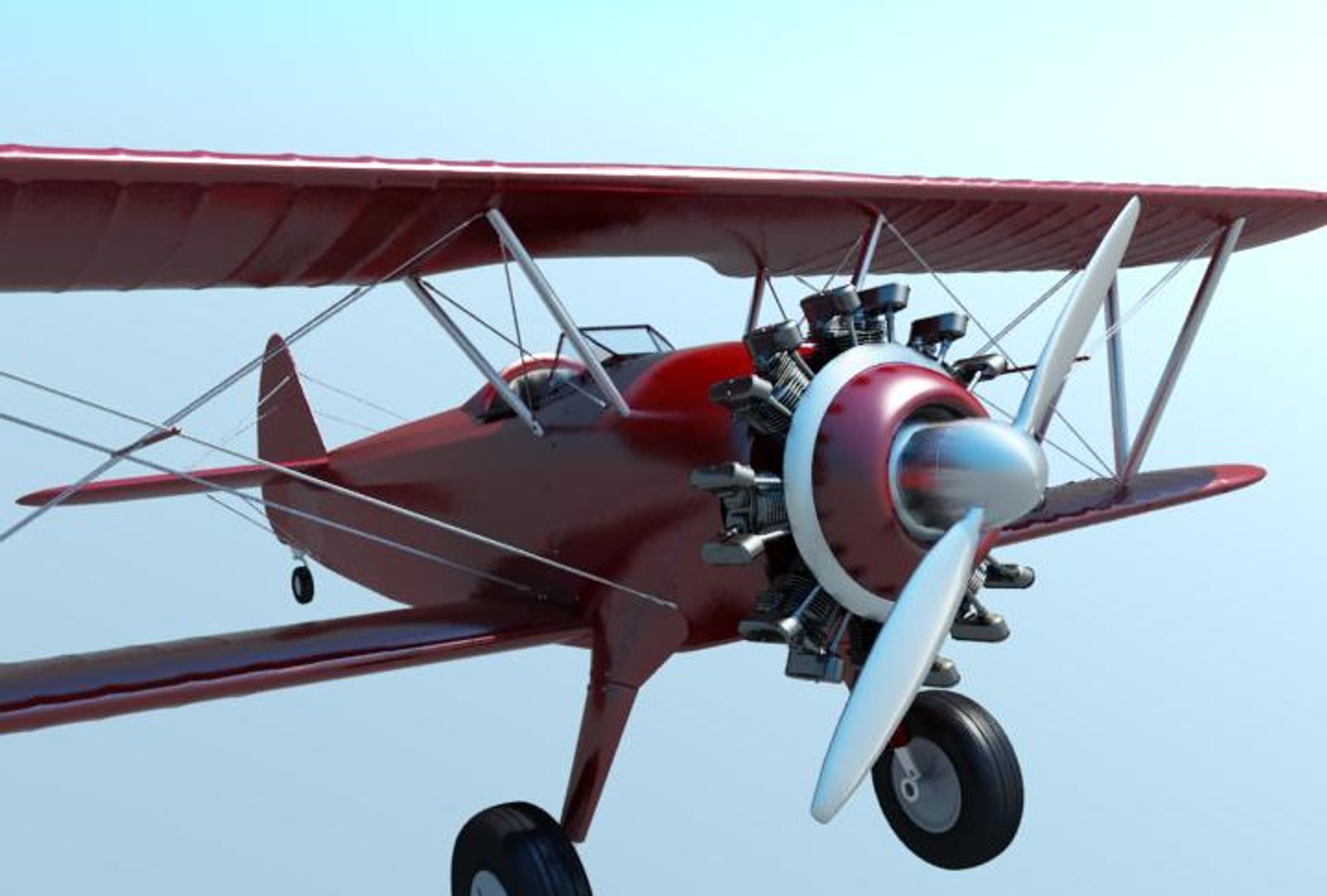 Old Airplane 3d Obj