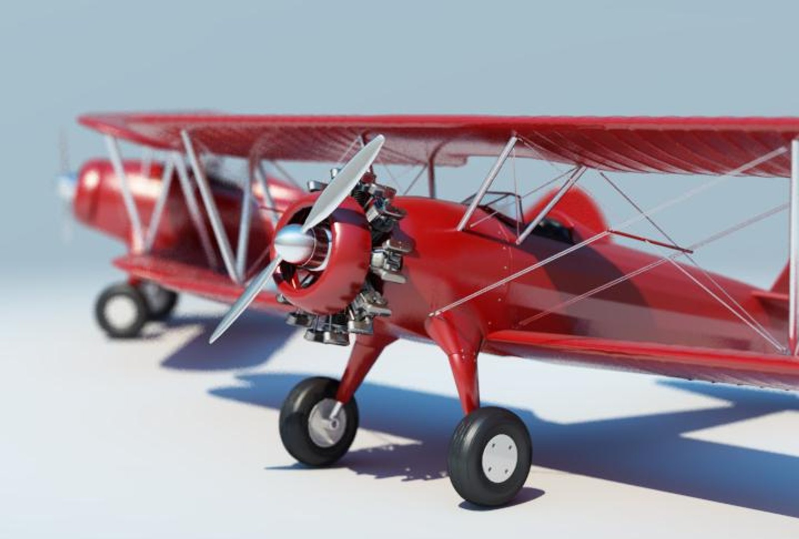 Old Airplane 3d Obj