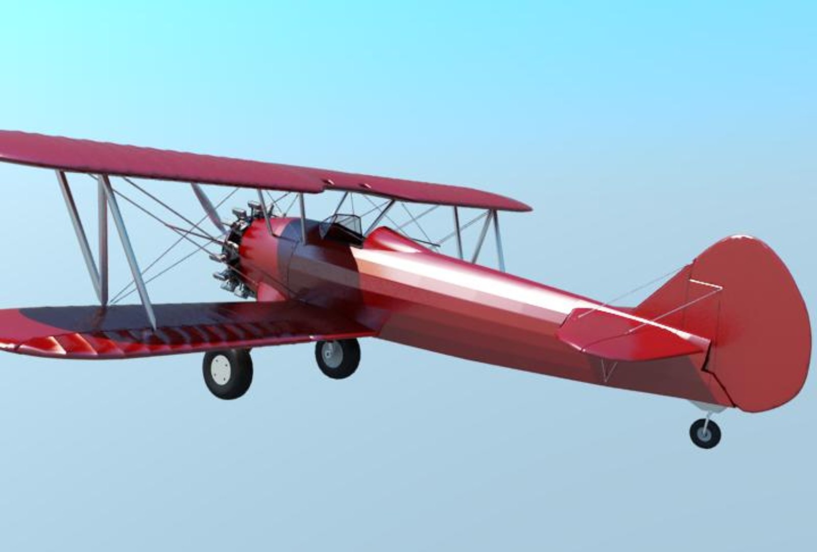 Old Airplane 3d Obj