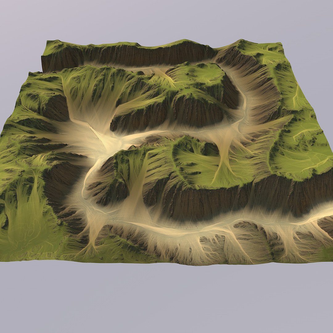 Canyon Games Maps 3D Model - TurboSquid 1259469