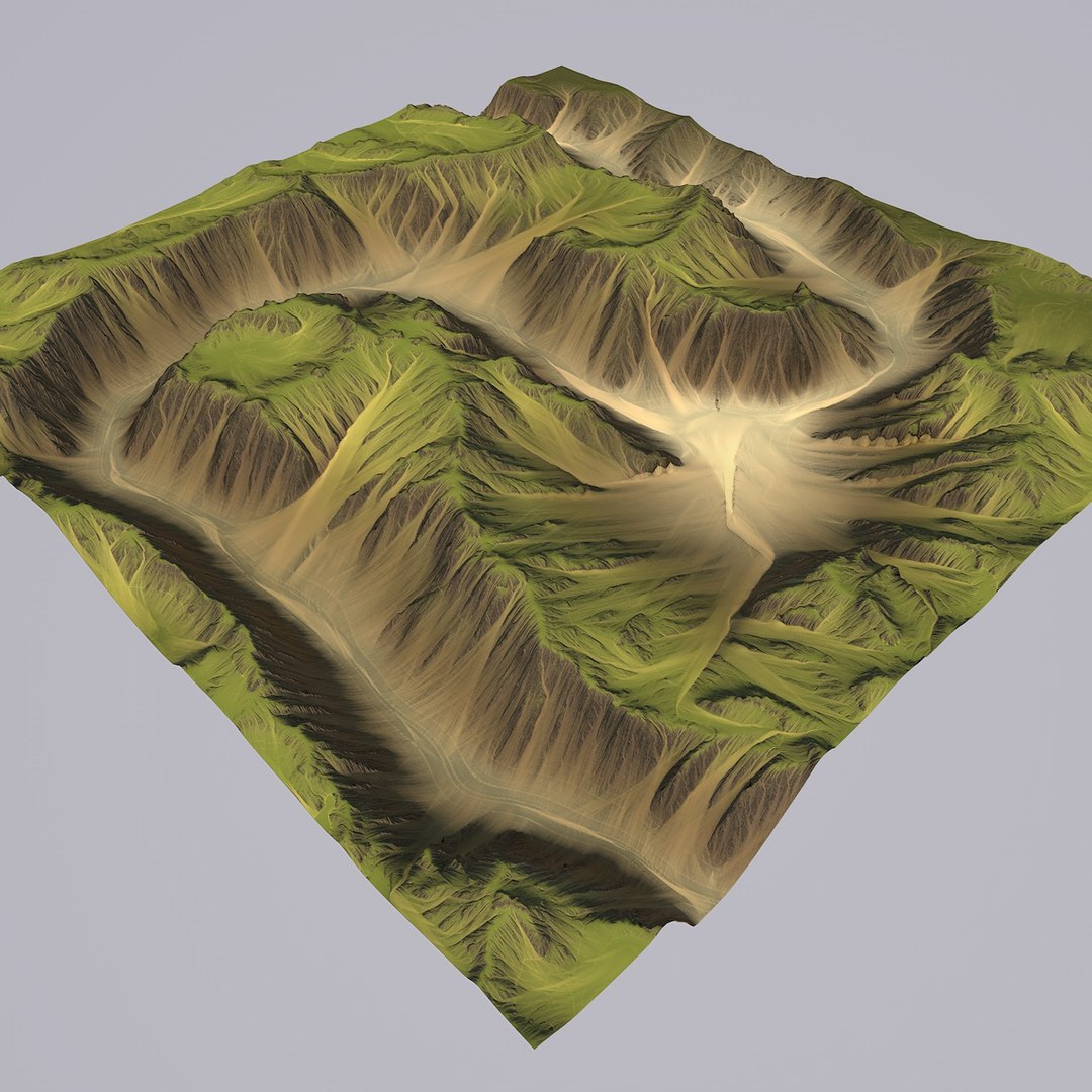 Canyon Games Maps 3D Model - TurboSquid 1259469