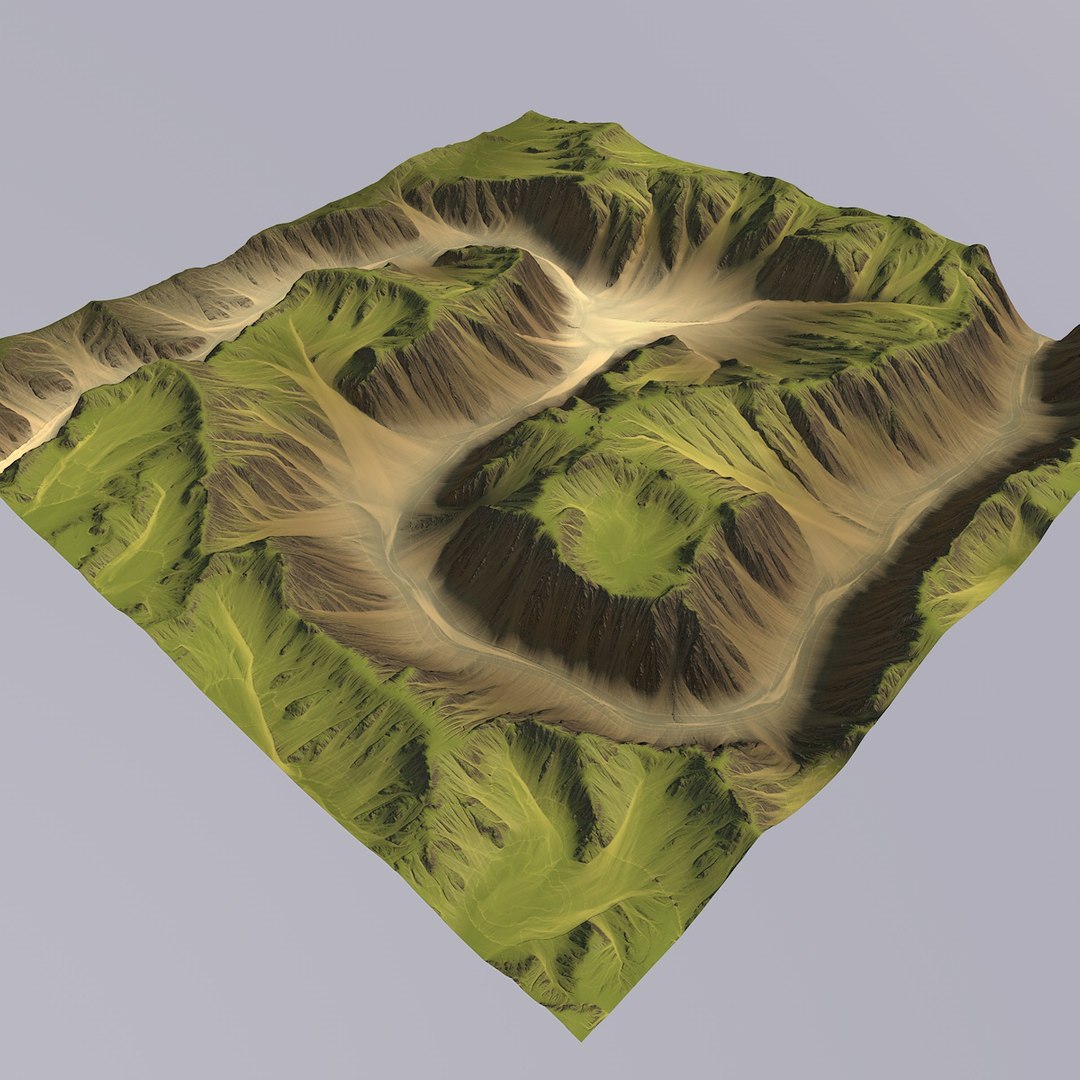 Canyon Games Maps 3D Model - TurboSquid 1259469