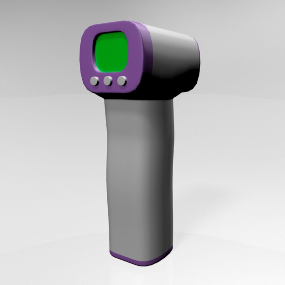 3D model Infrared Forehead Thermometer 01 - TurboSquid 1843878