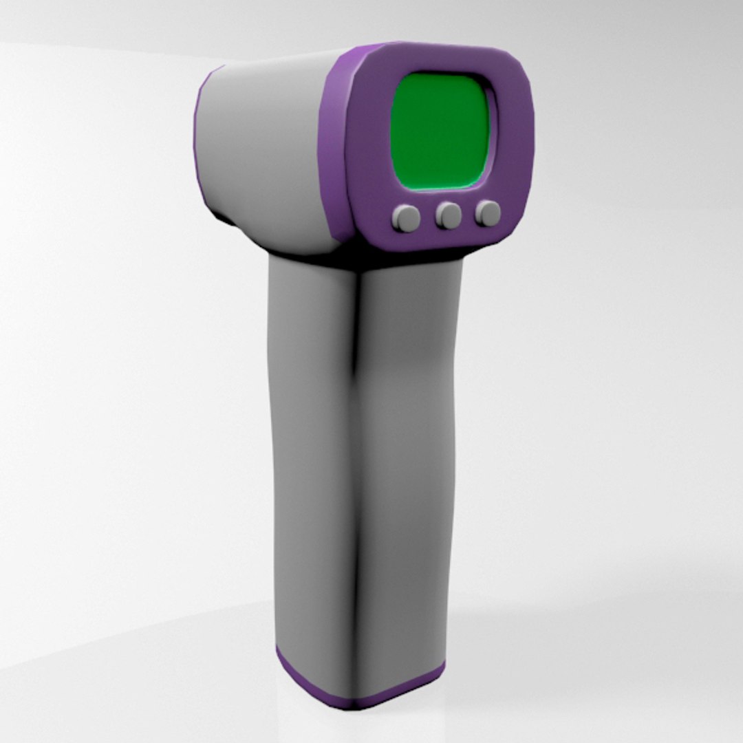 3D model Infrared Forehead Thermometer 01 - TurboSquid 1843878