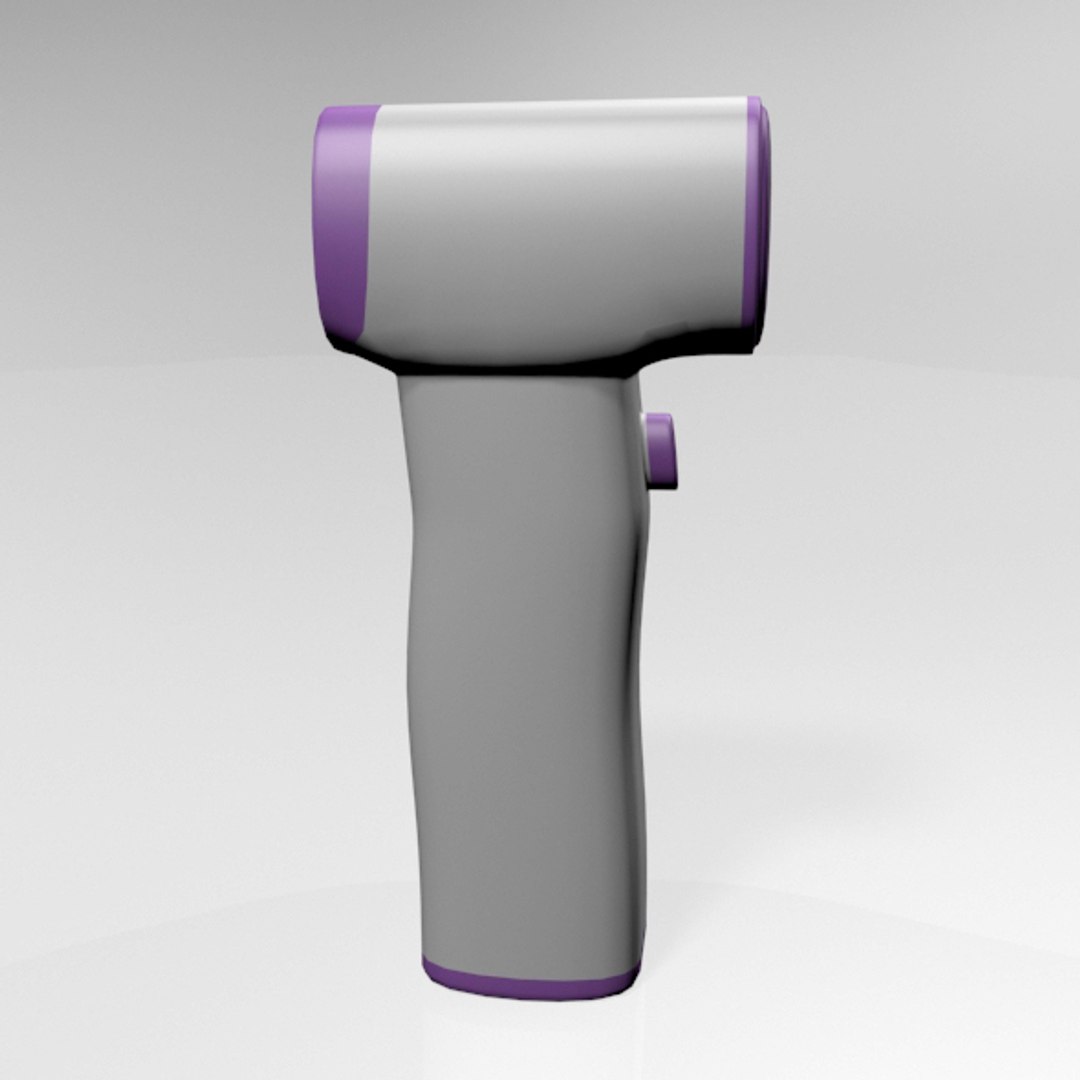 3D model Infrared Forehead Thermometer 01 - TurboSquid 1843878