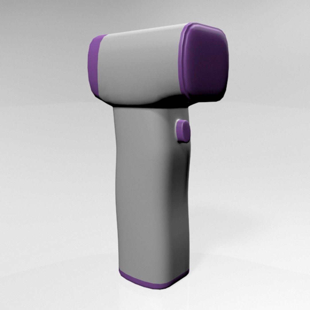 3D model Infrared Forehead Thermometer 01 - TurboSquid 1843878