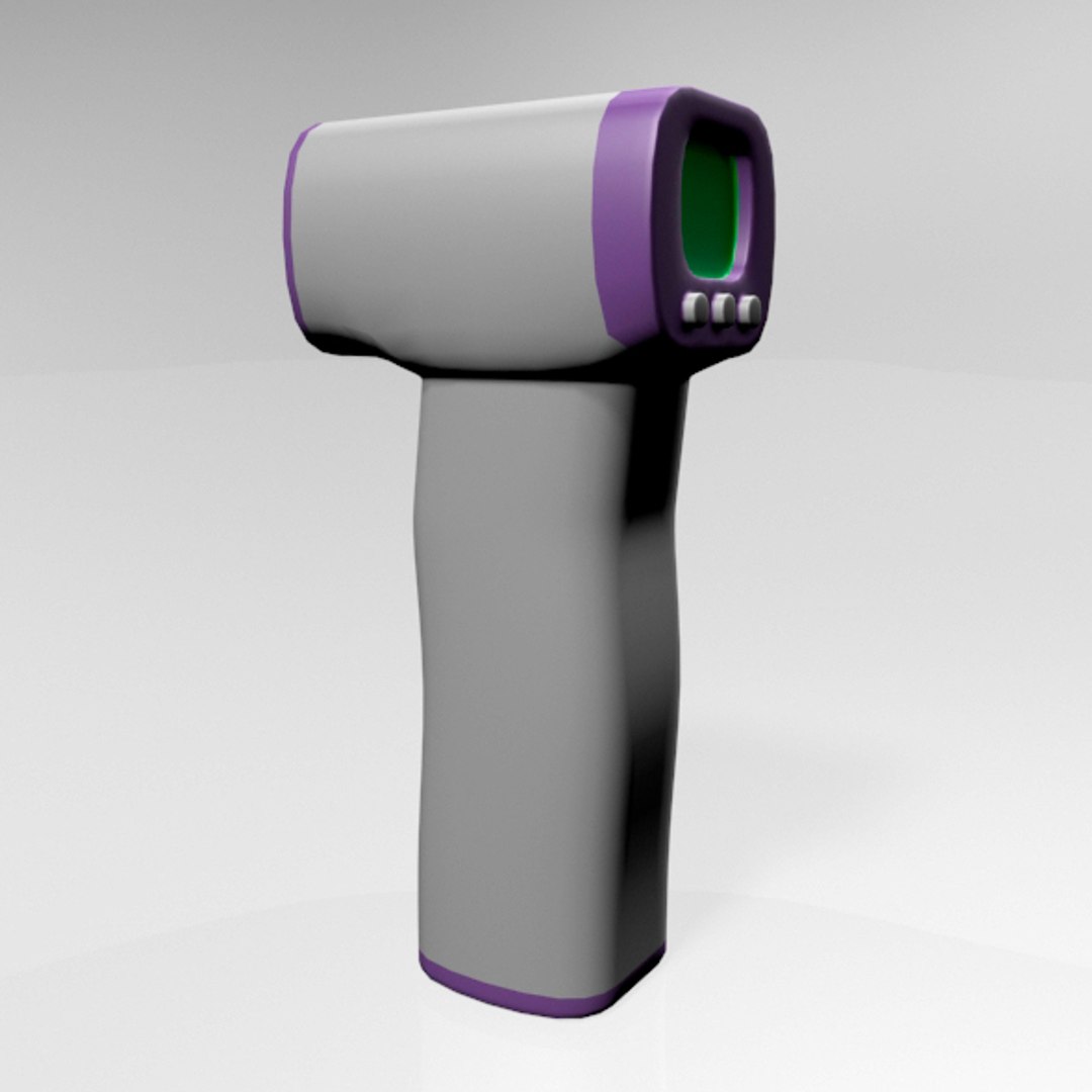 3D model Infrared Forehead Thermometer 01 - TurboSquid 1843878