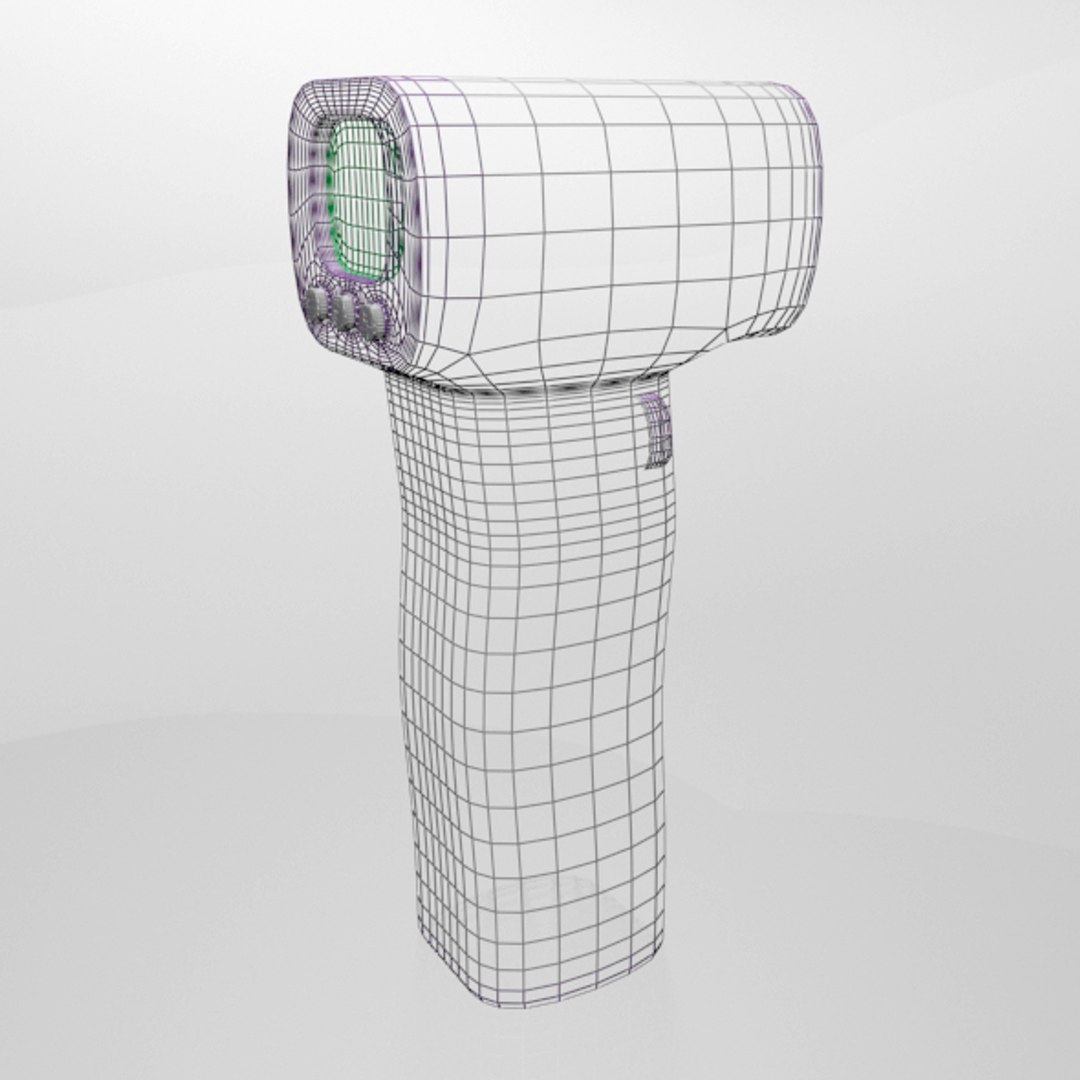 3D model Infrared Forehead Thermometer 01 - TurboSquid 1843878