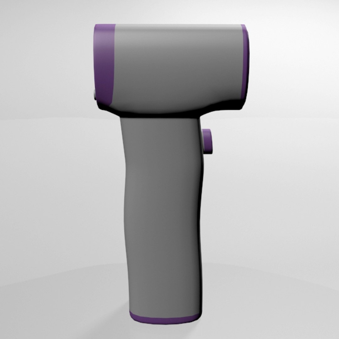 3D model Infrared Forehead Thermometer 01 - TurboSquid 1843878