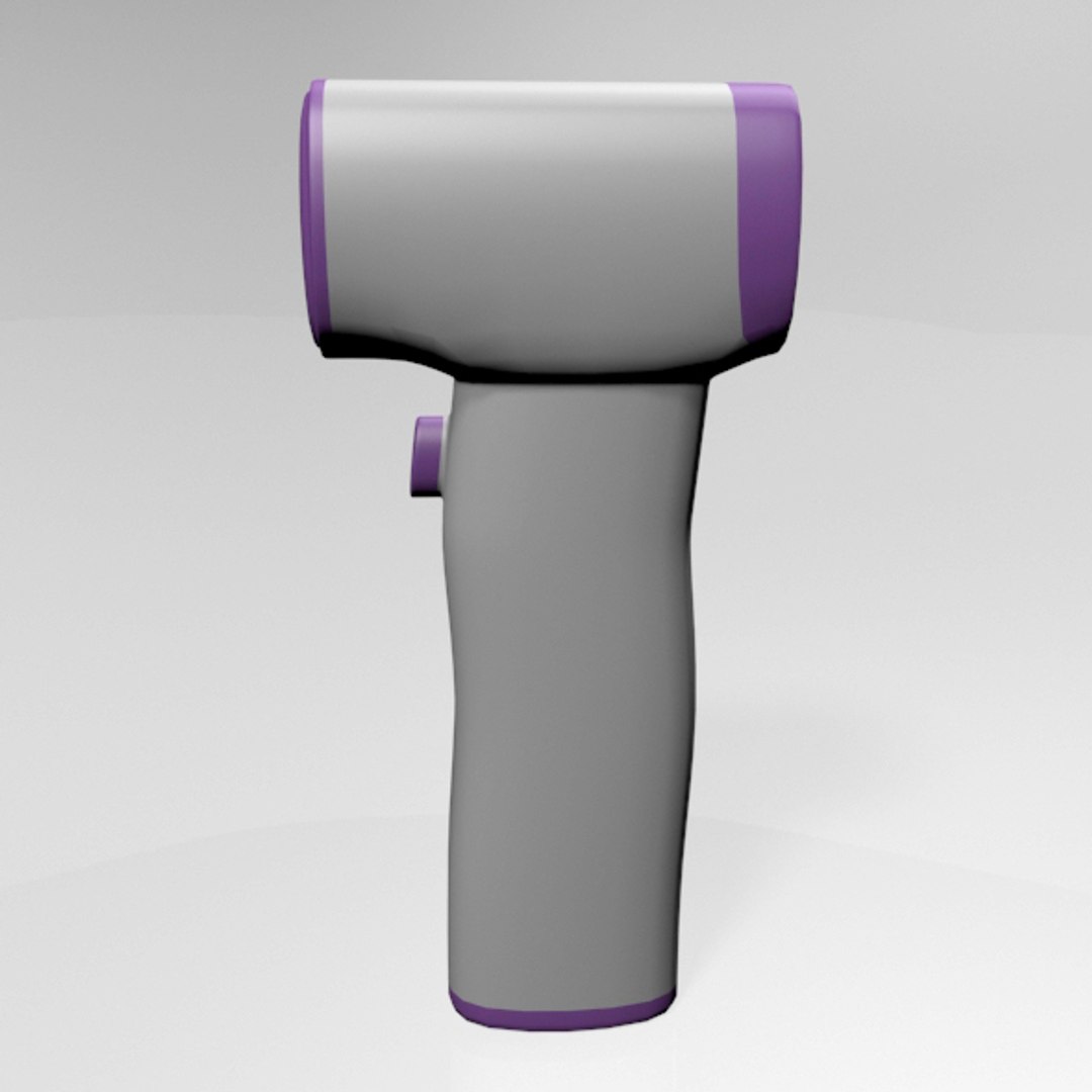 3D model Infrared Forehead Thermometer 01 - TurboSquid 1843878