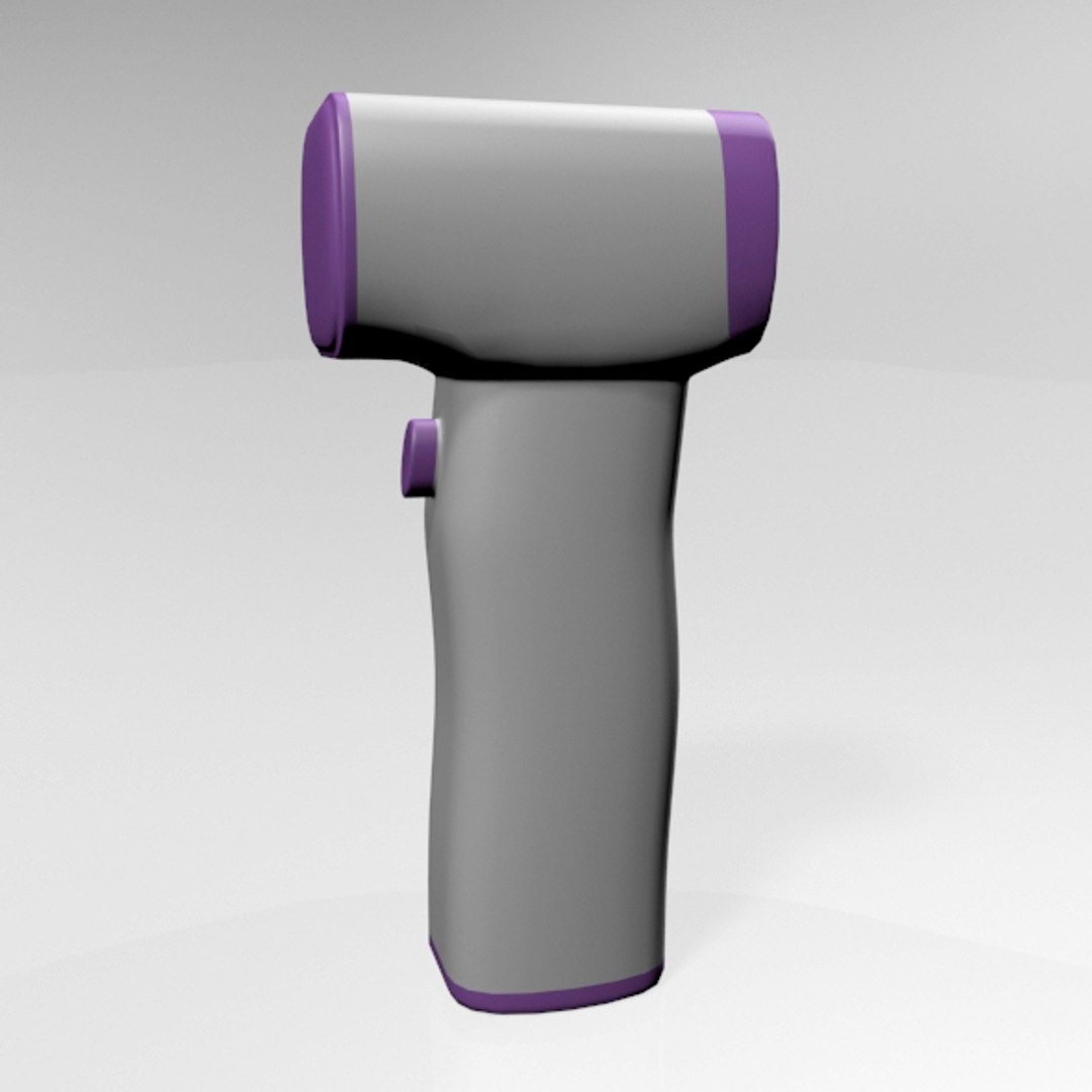 3D model Infrared Forehead Thermometer 01 - TurboSquid 1843878