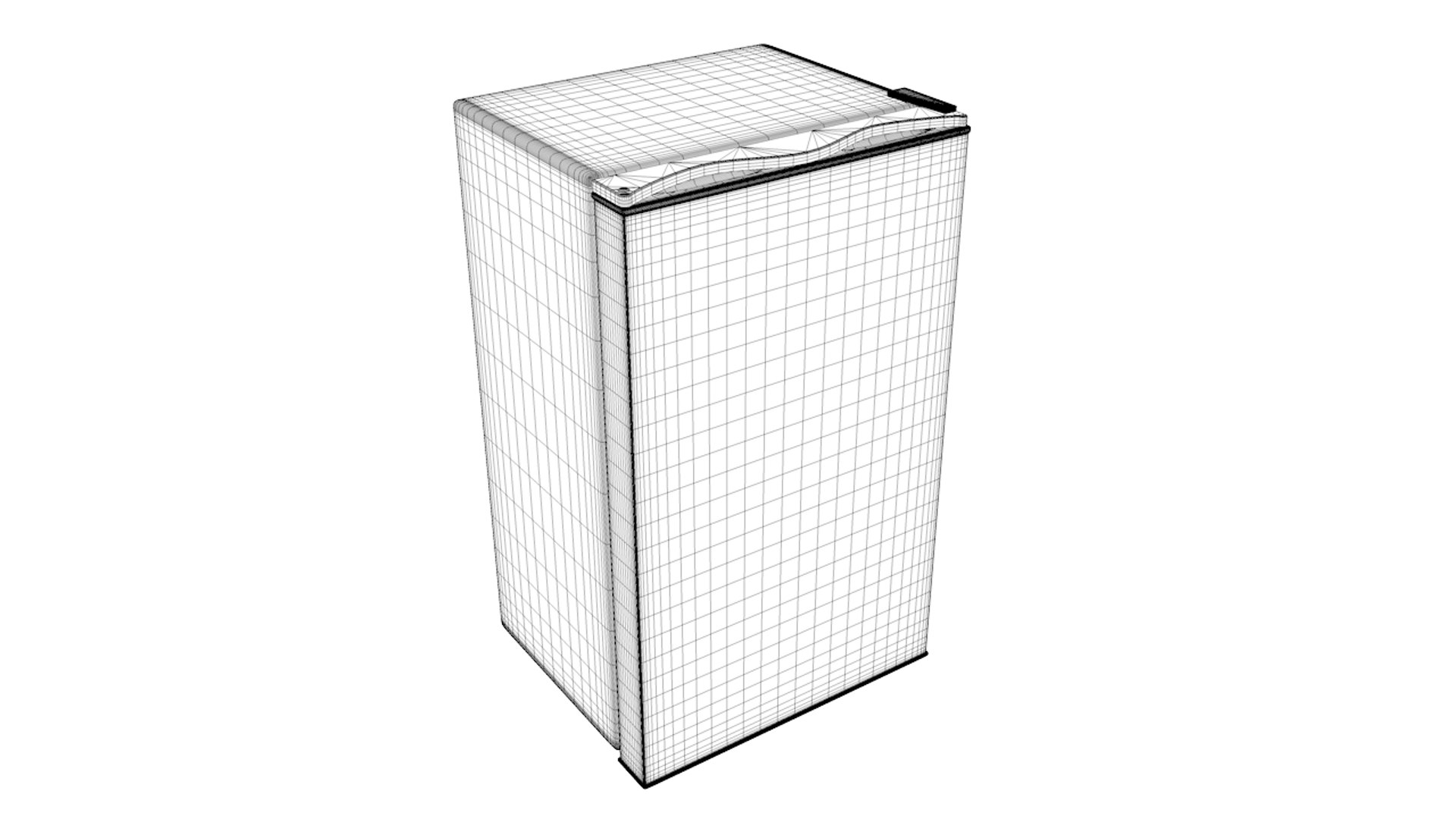 3d Small Fridge