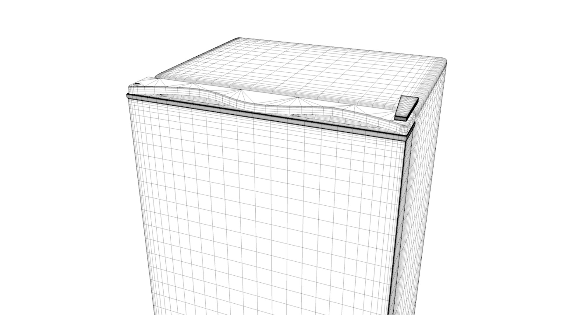 3d Small Fridge