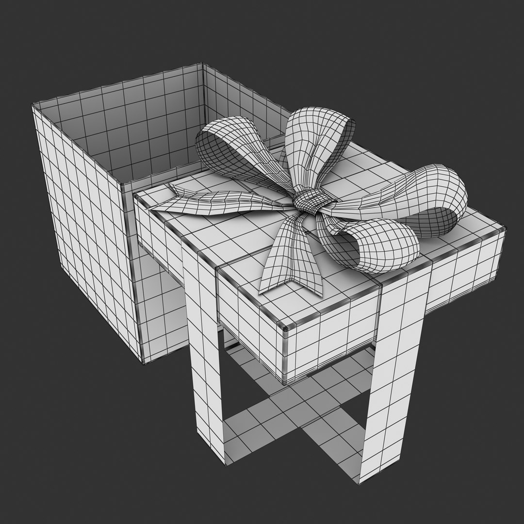 3d Model Giftbox Gift Box