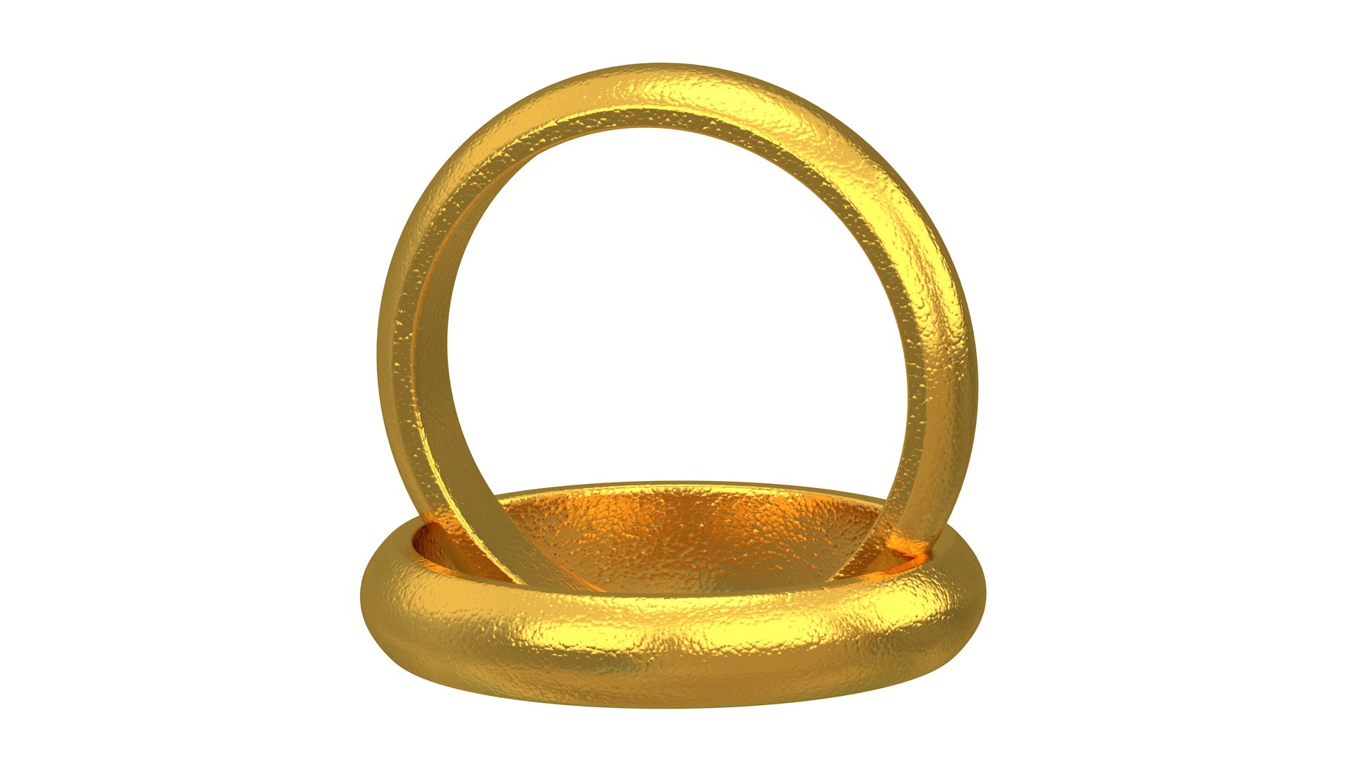 3D Gold Wedding Ring - TurboSquid 2168995