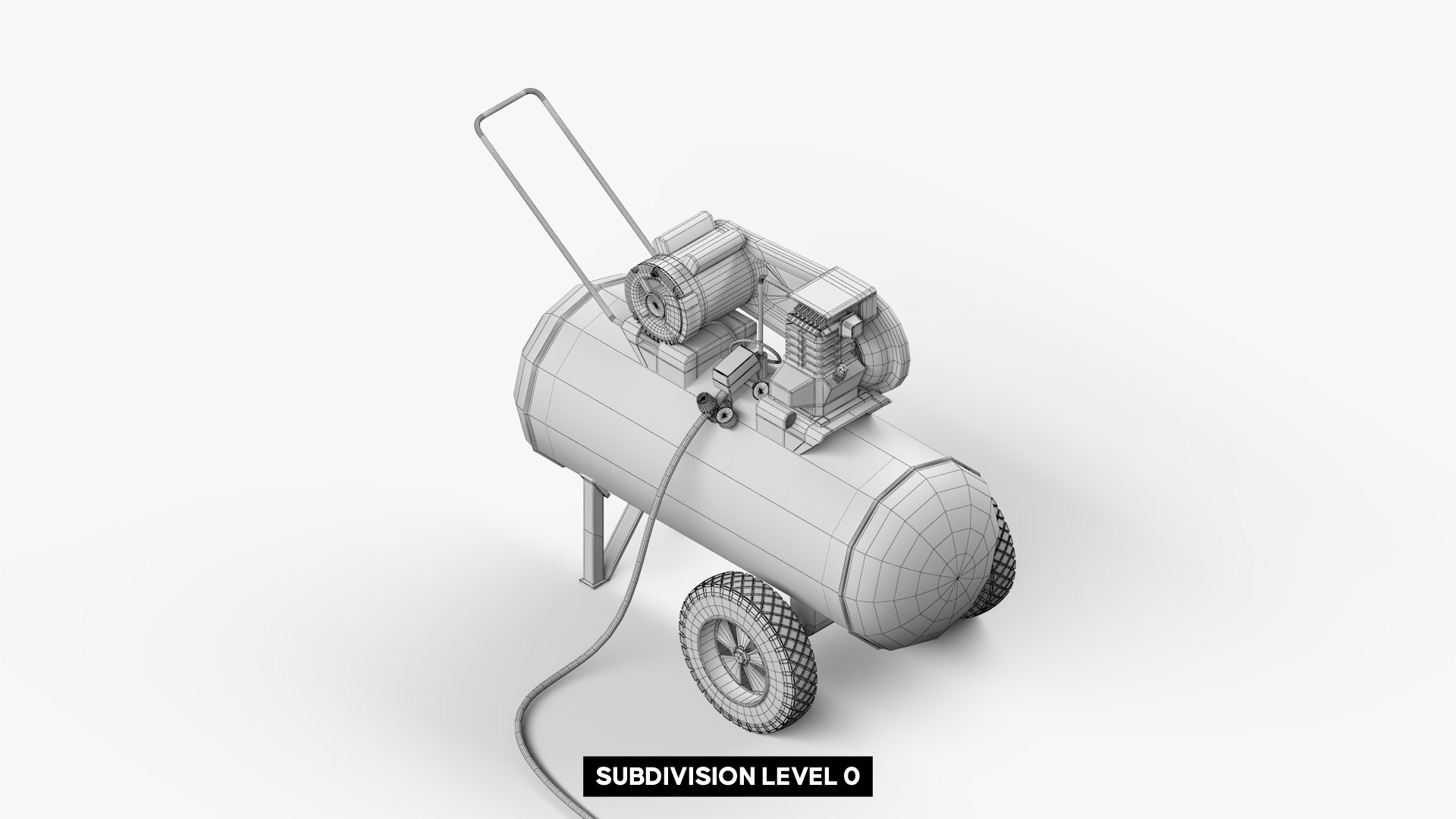 3D Air Compressor Model - TurboSquid 2345936