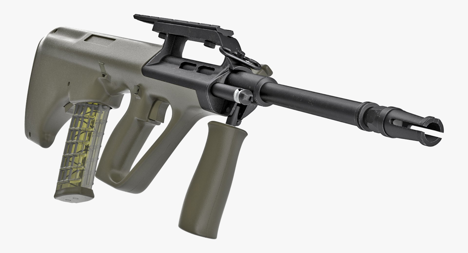 Bullpup Assault Rifle Steyr Aug 3d Max