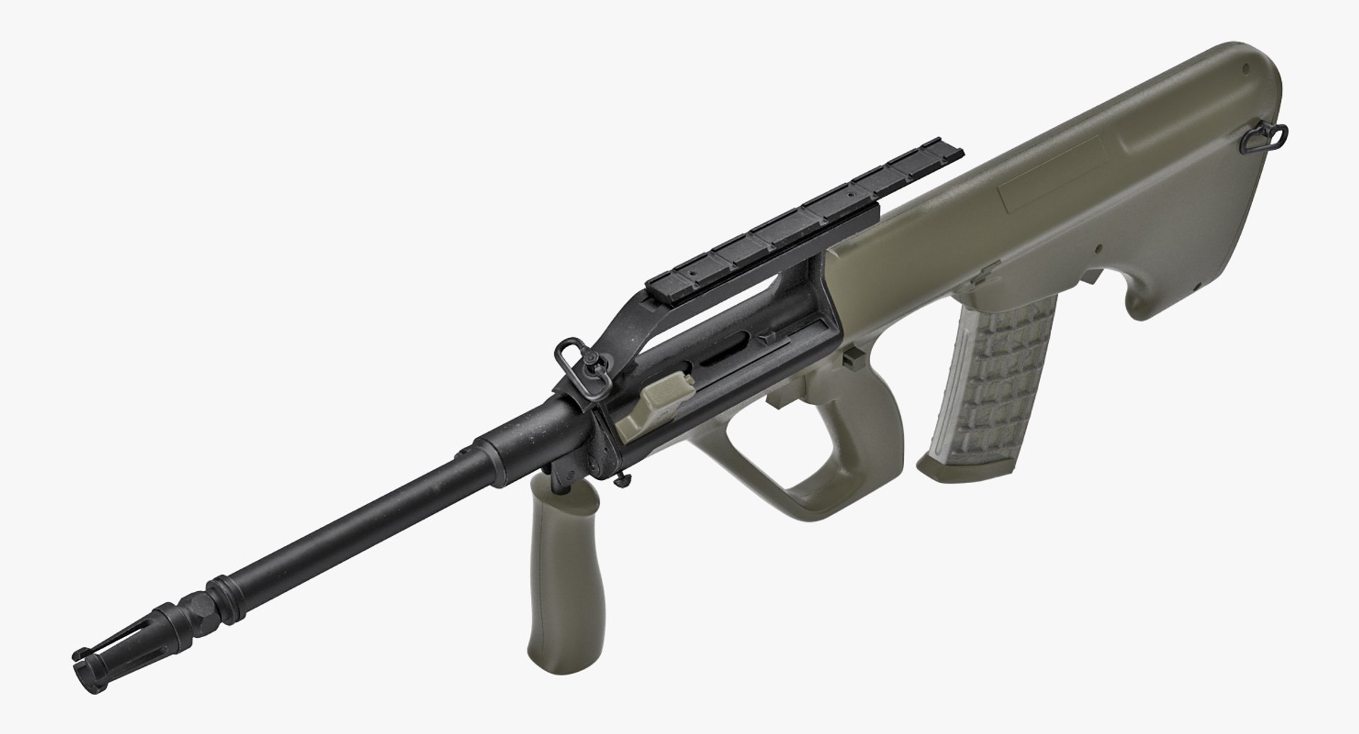 Bullpup Assault Rifle Steyr Aug 3d Max