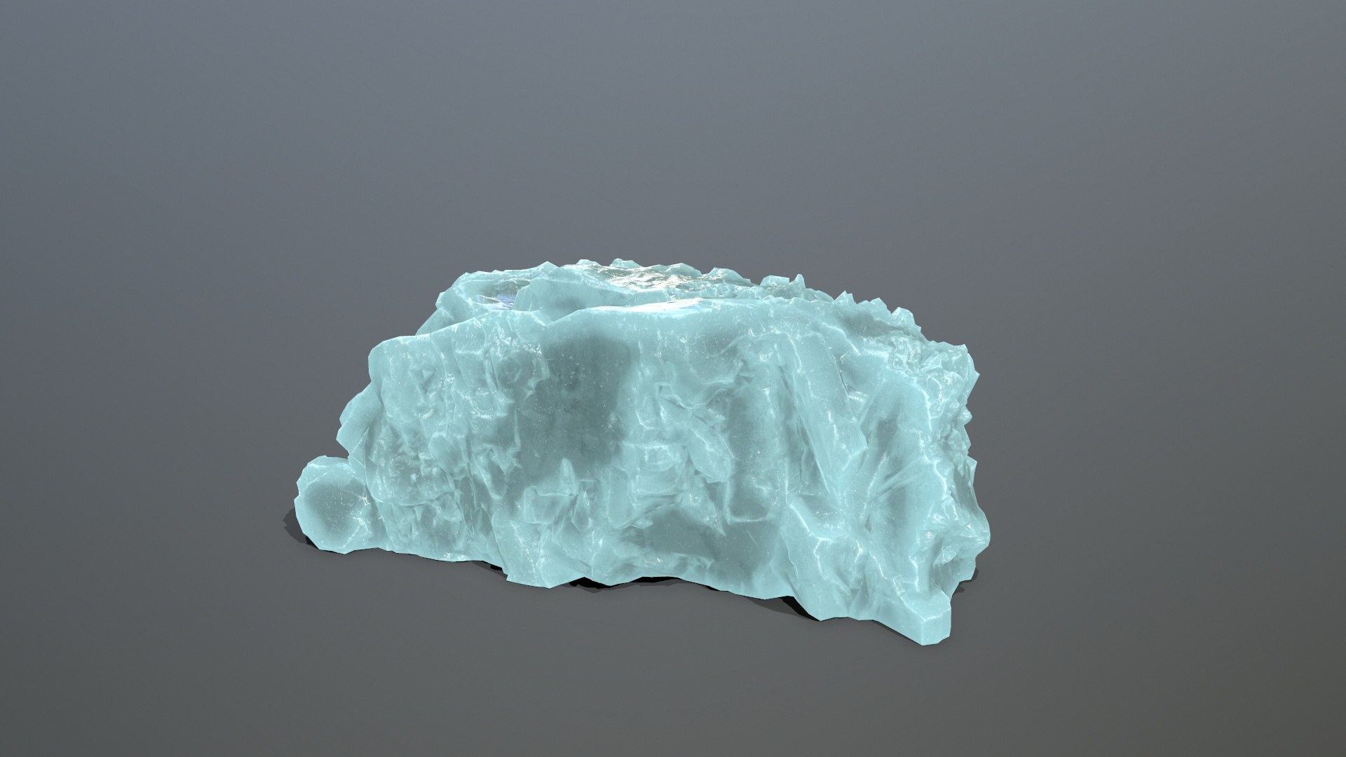 3D Ice Mountain Model - TurboSquid 2311055