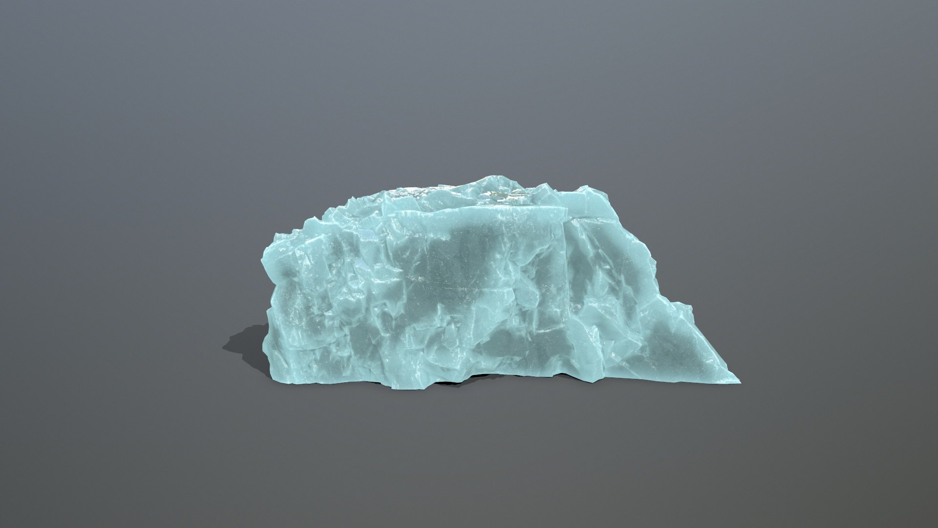 3D Ice Mountain Model - TurboSquid 2311055