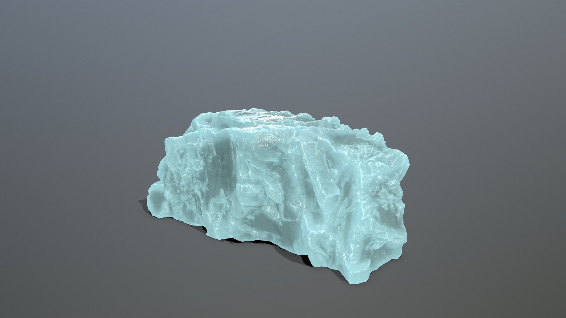 3D Ice Mountain Model - TurboSquid 2311055