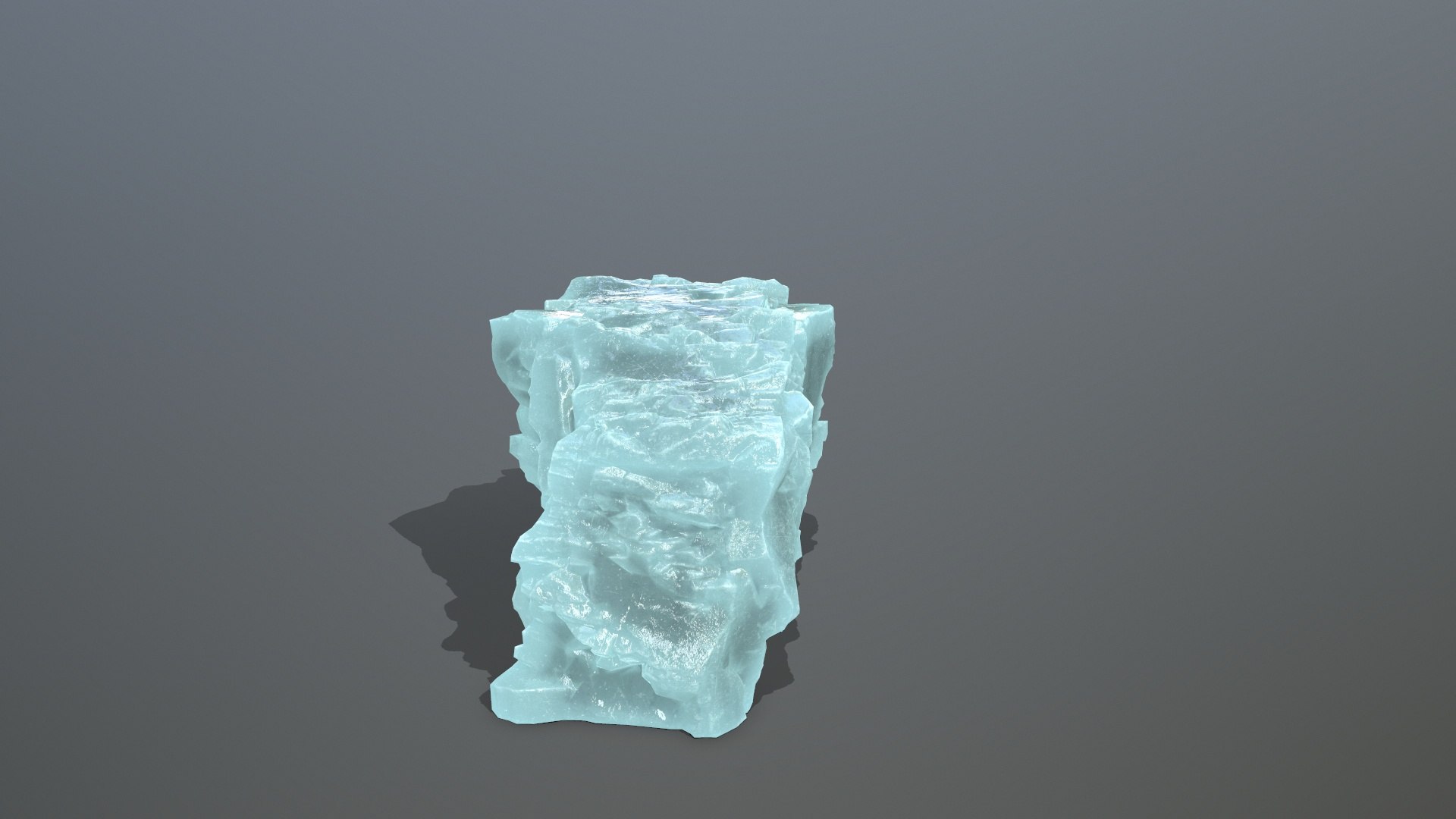 3D Ice Mountain Model - TurboSquid 2311055