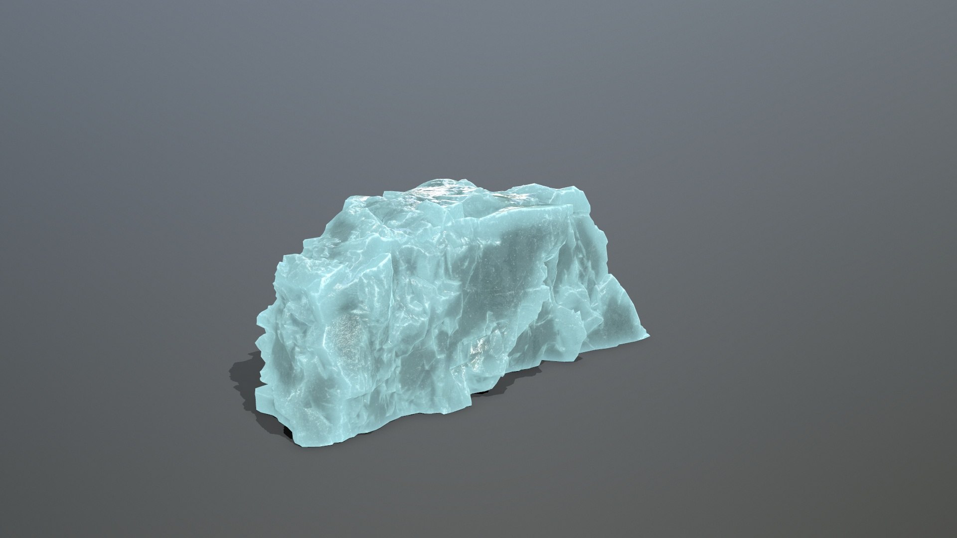 3D Ice Mountain Model - TurboSquid 2311055