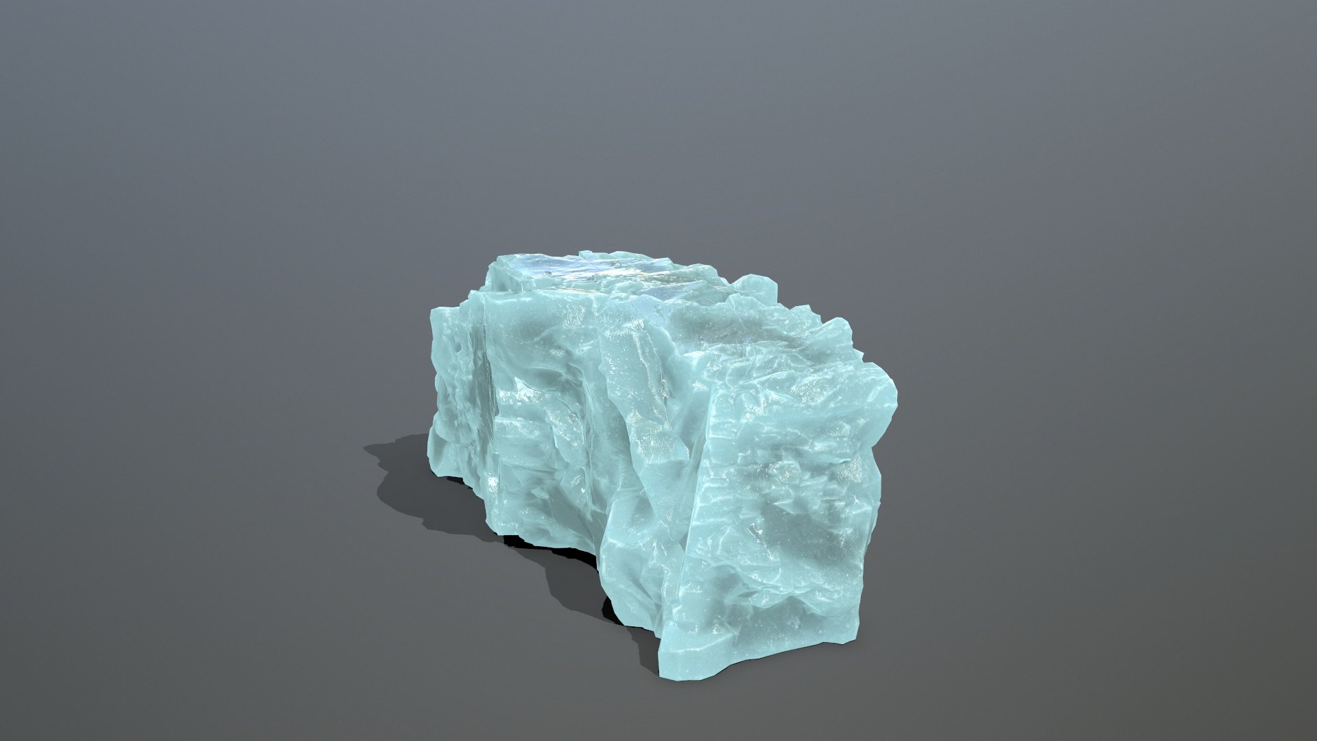 3D Ice Mountain Model - TurboSquid 2311055
