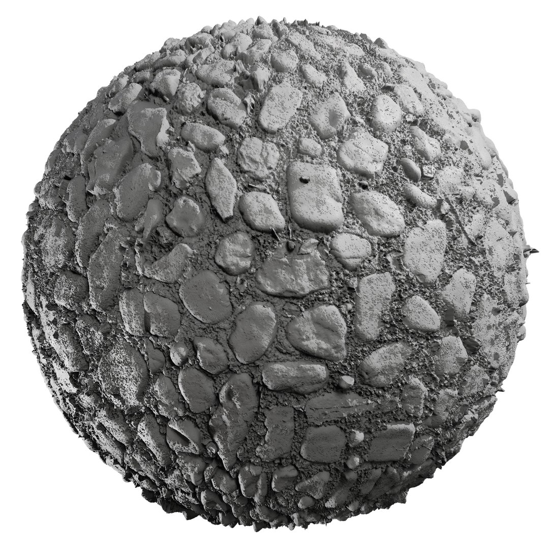 Stone - Pebble Paving Vol 01 - Photogrammetry - Photorealistic 3D Model ...
