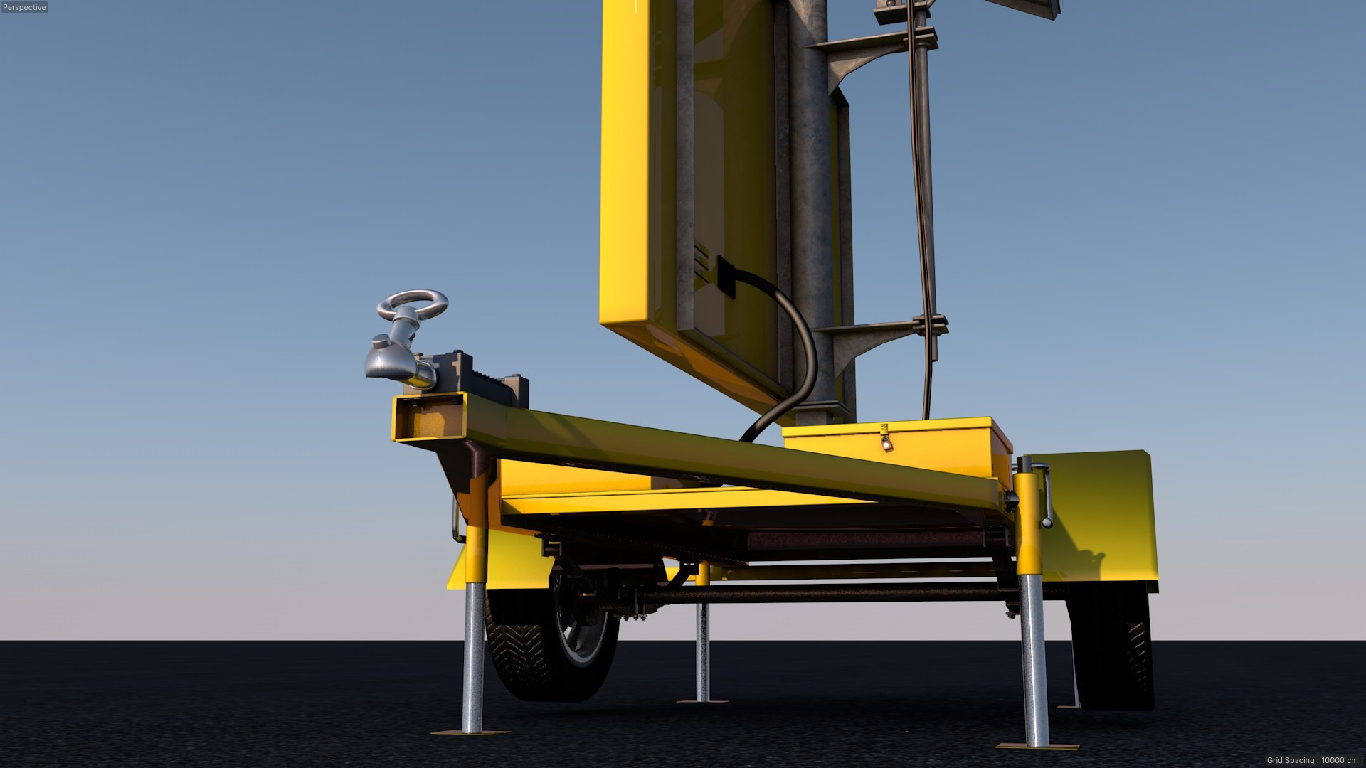 3D Electronic Traffic Sign Variable - TurboSquid 1263684