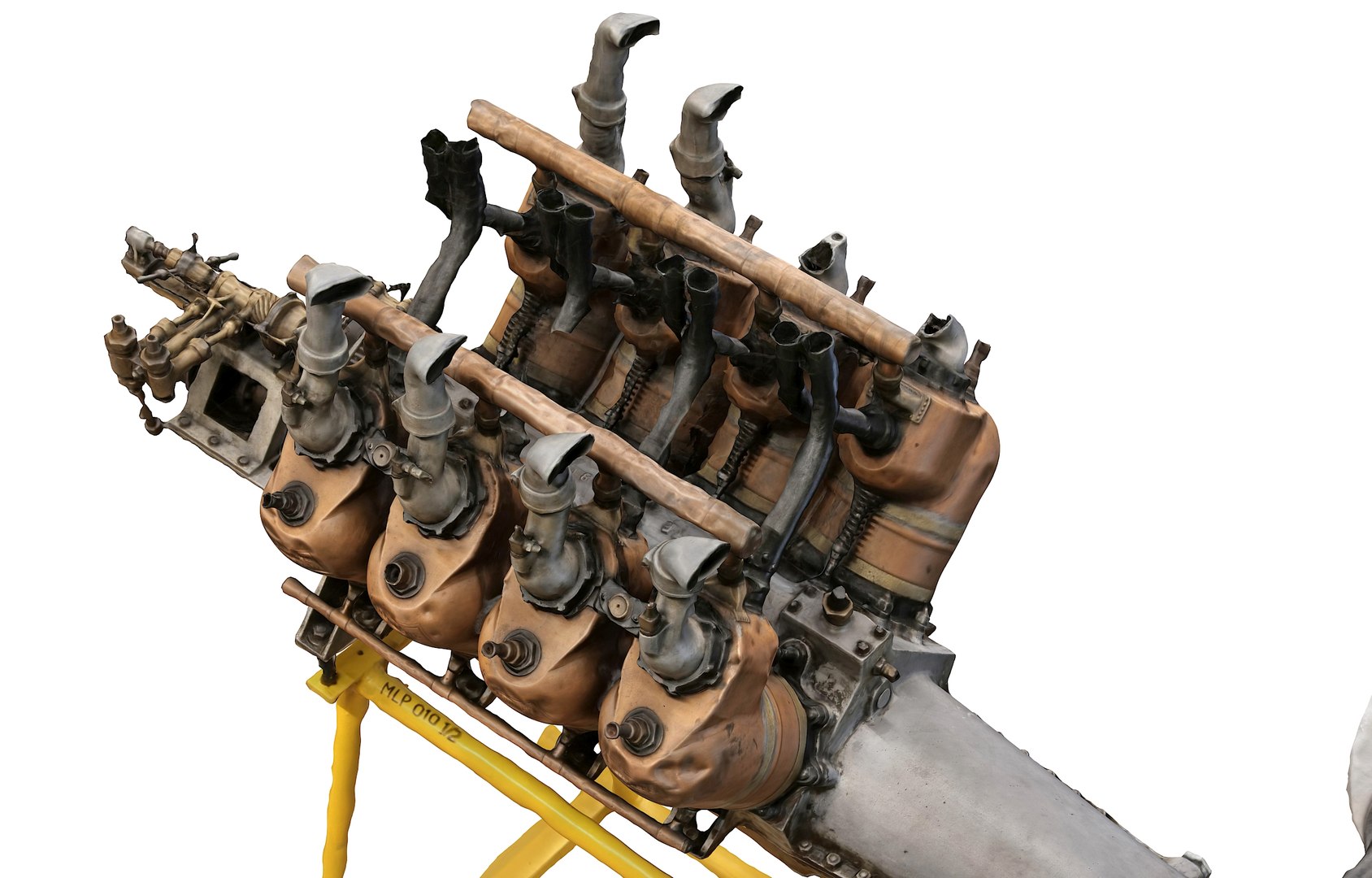 Engine With Propeller Scan 3D Model - TurboSquid 1967776