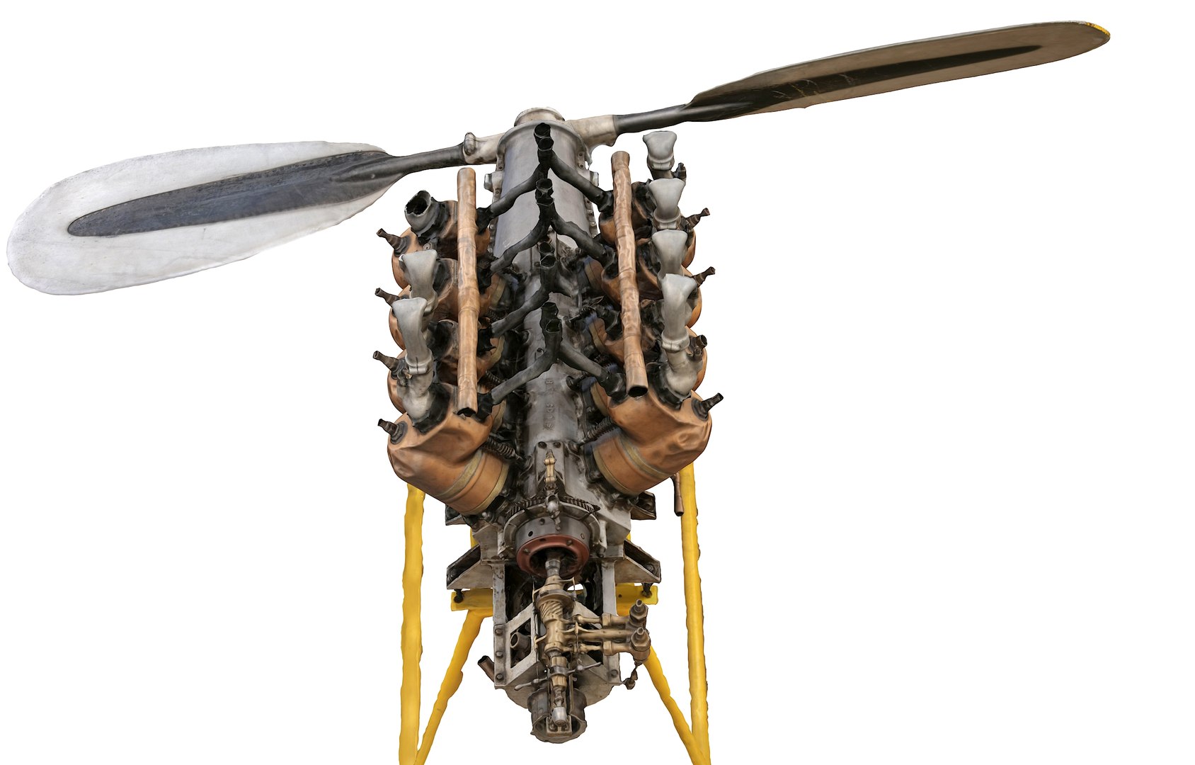 Engine With Propeller Scan 3D Model - TurboSquid 1967776