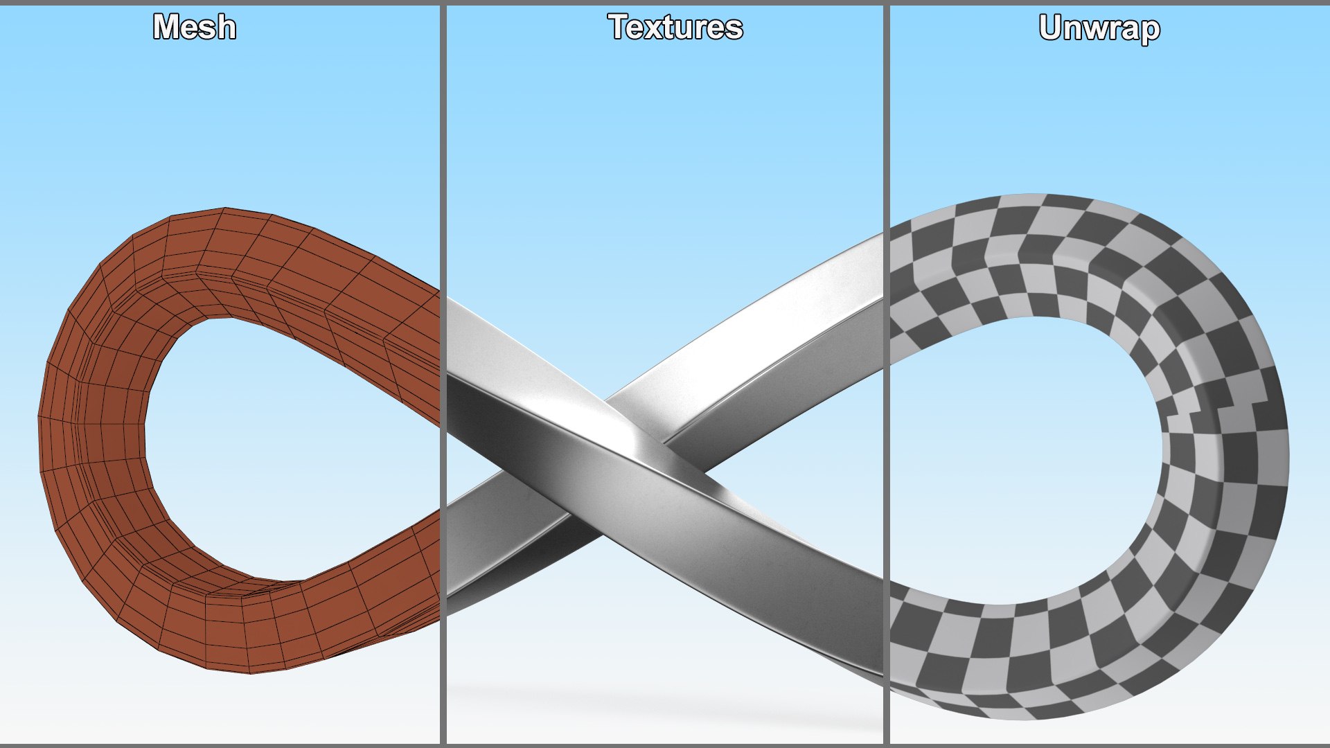 3D Infinite Loop Silver Model - TurboSquid 2228859